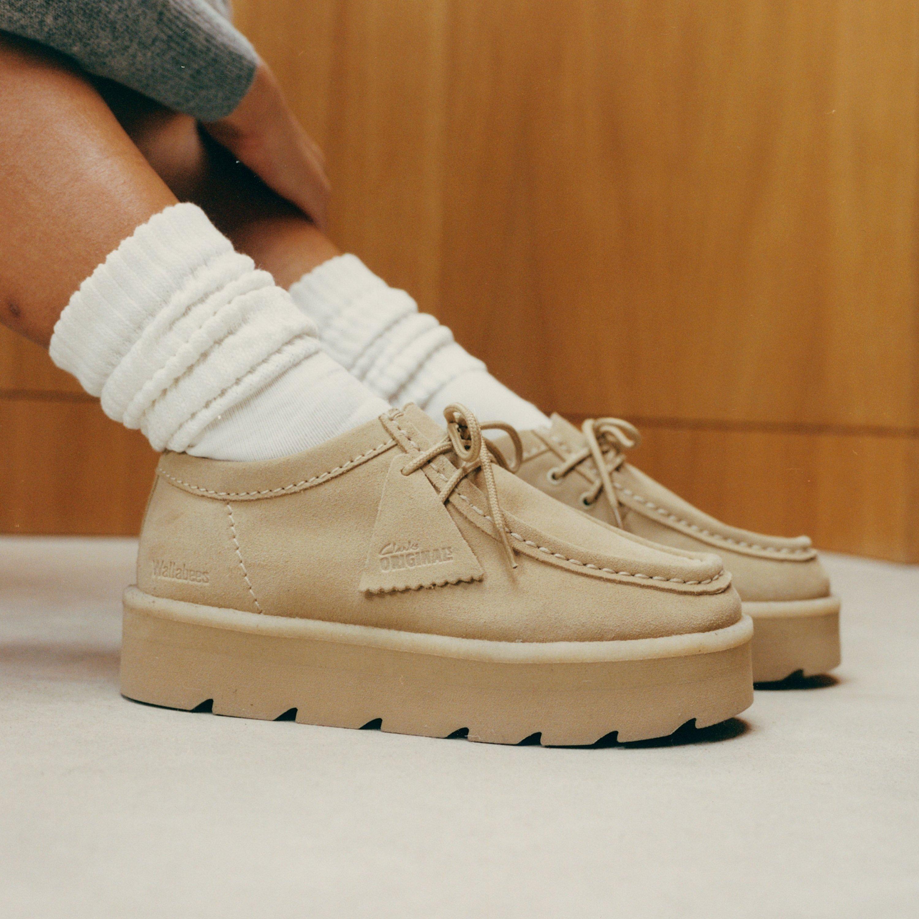 Femmes Meare Walla Daim Érable Wallabee | Clarks