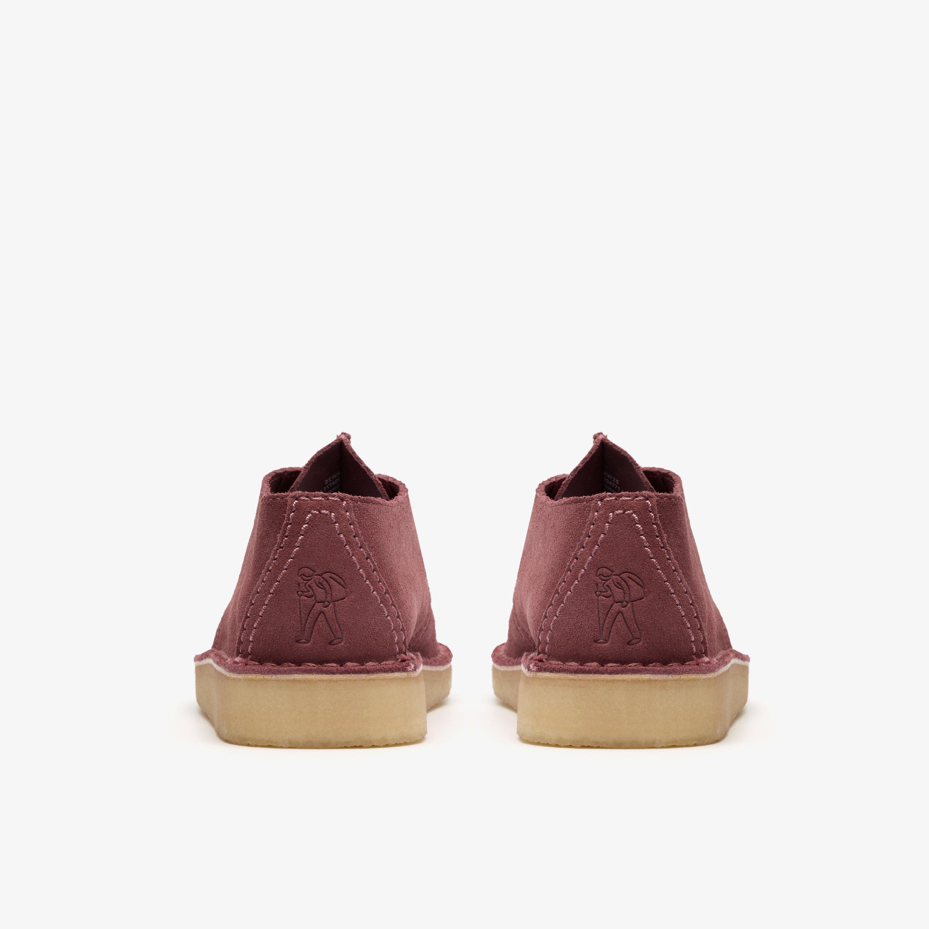 Womens Desert Trek. Rose Brown Suede Shoes | Clarks