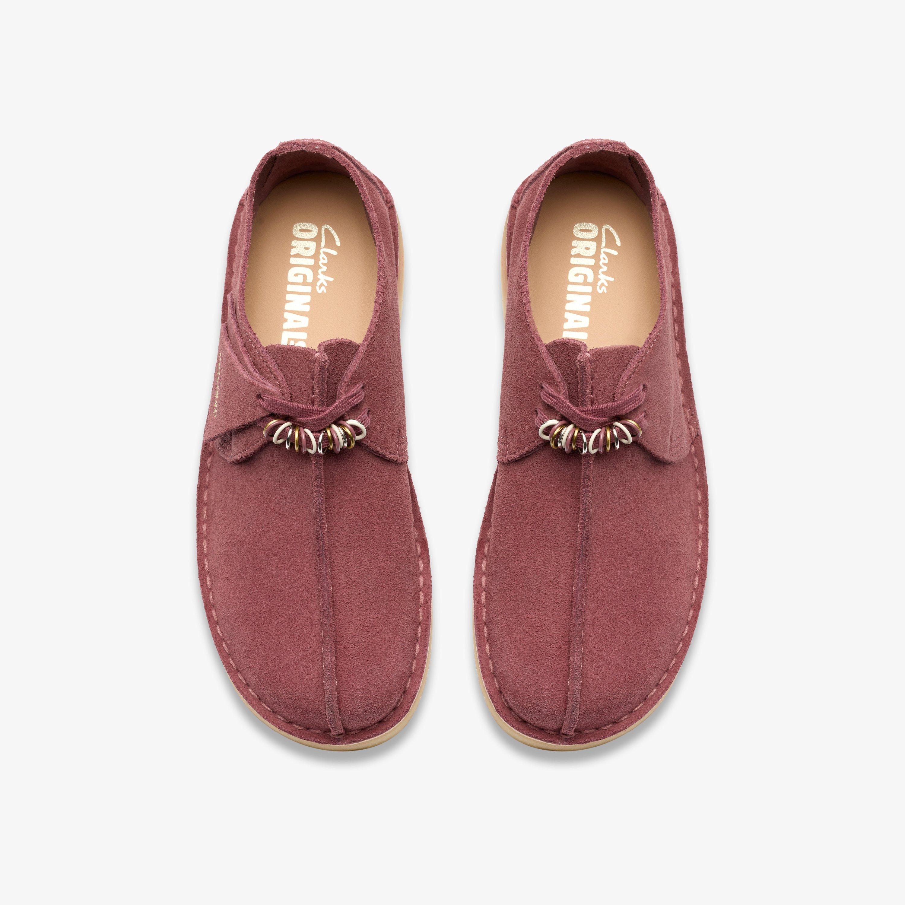 Womens Desert Trek Rose Brown Suede Desert Trek Lace Up Shoes | Clarks