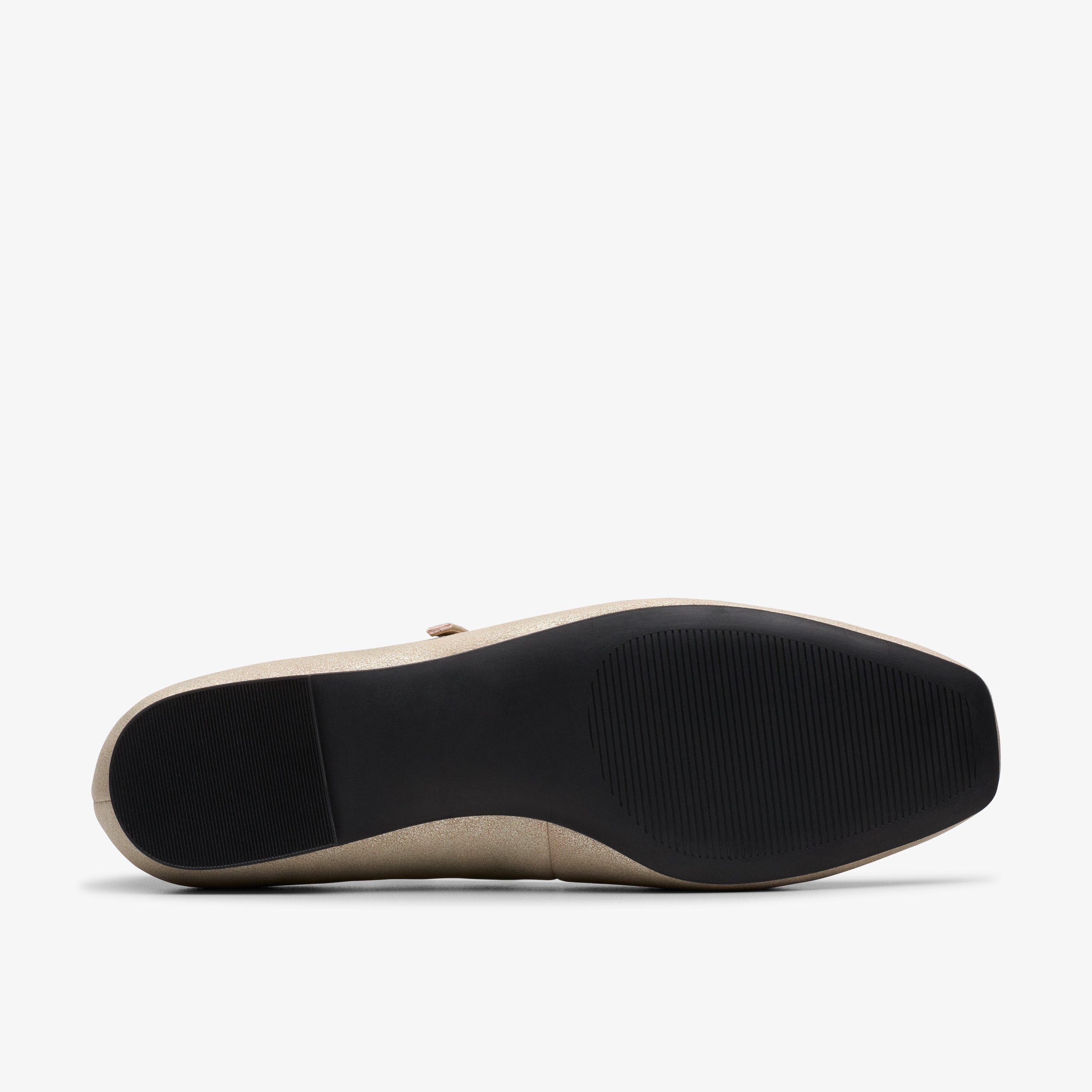 Scarpe Mary Jane Ballerina Emelina Gem Champagne da Donna | Clarks