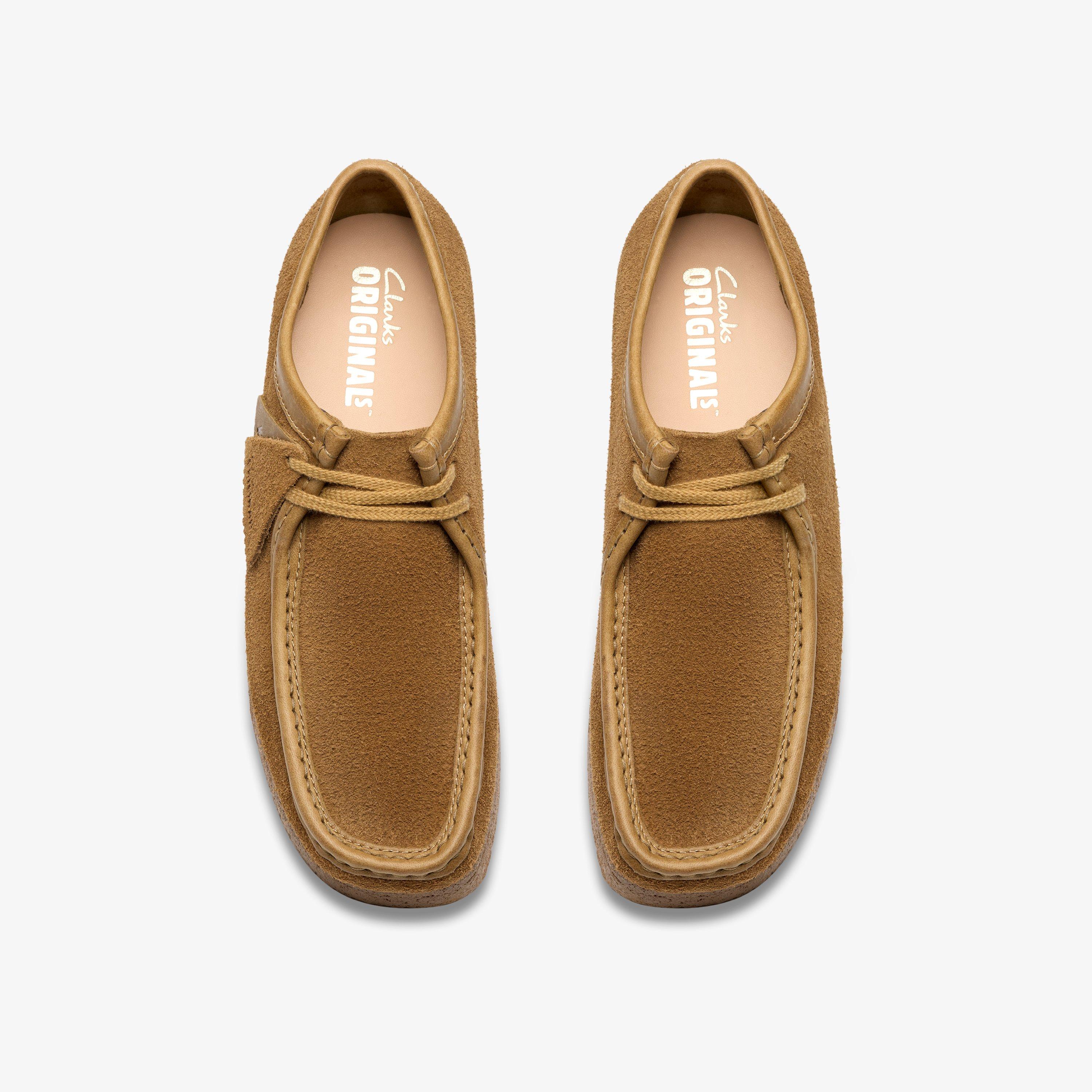 Mens Tan Suede Wallabees | Clarks