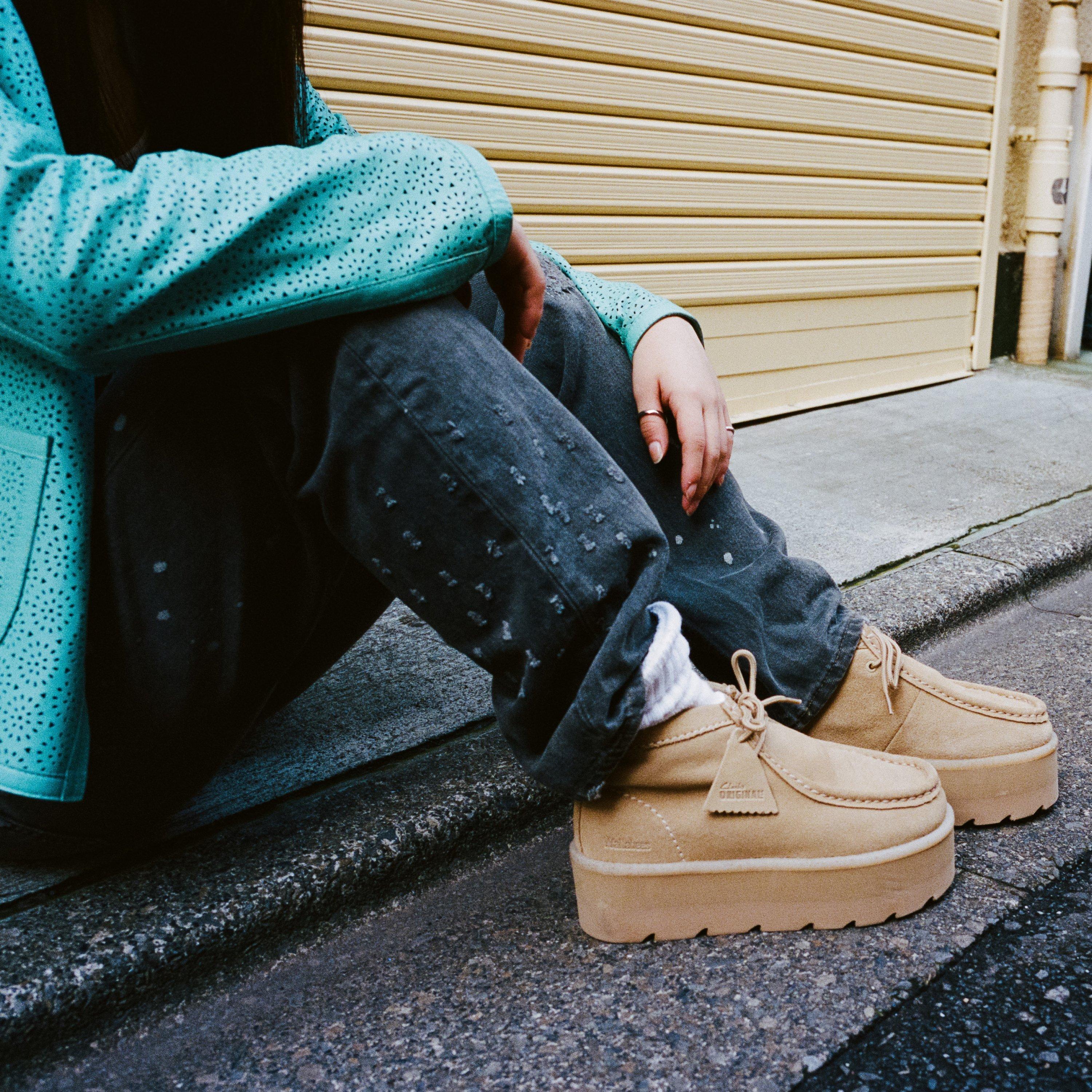 Womens Meare Wall Boot ELVTD Maple Suede Wallabees | Clarks