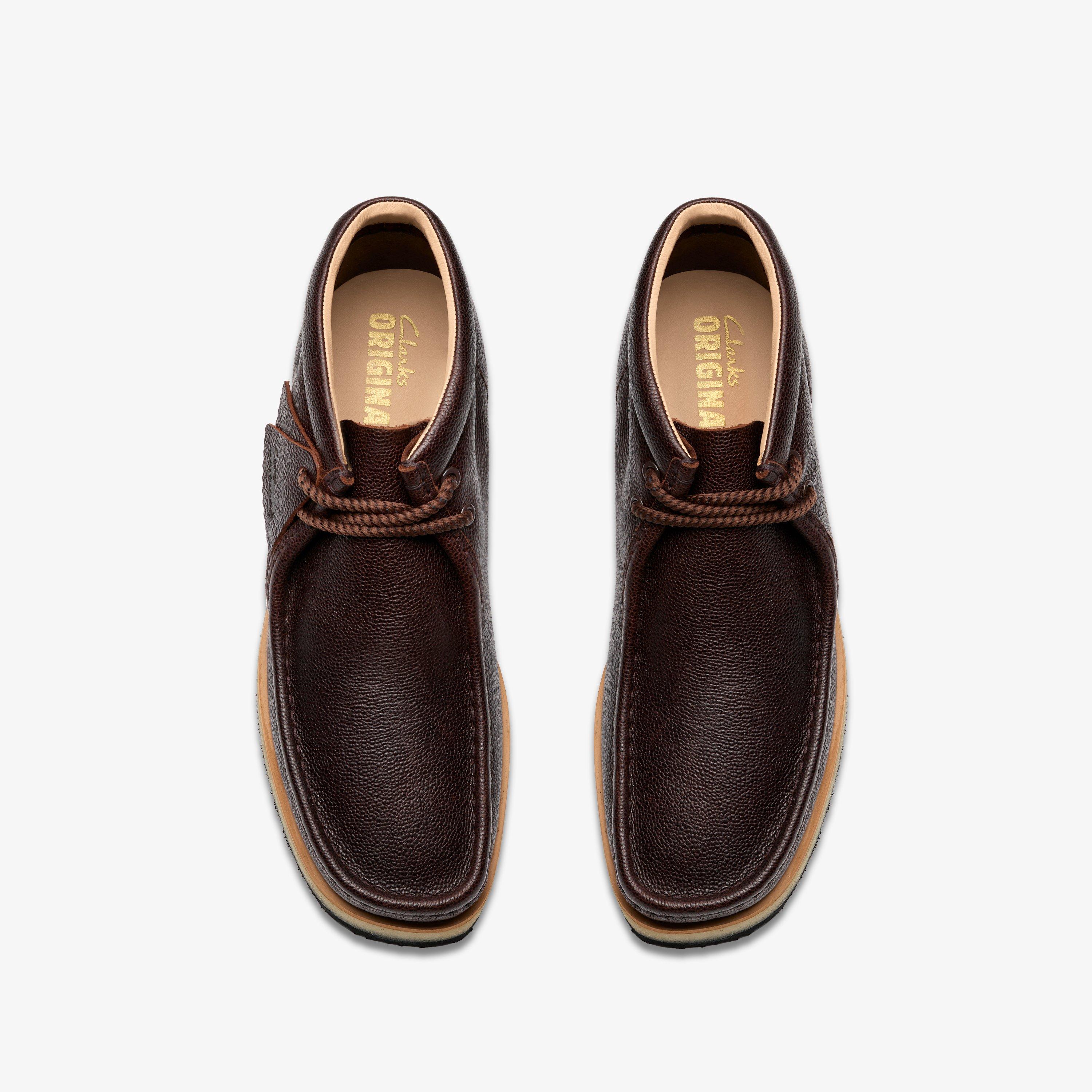 Mens Wallabee Scout Brown Scotch Grain | Clarks