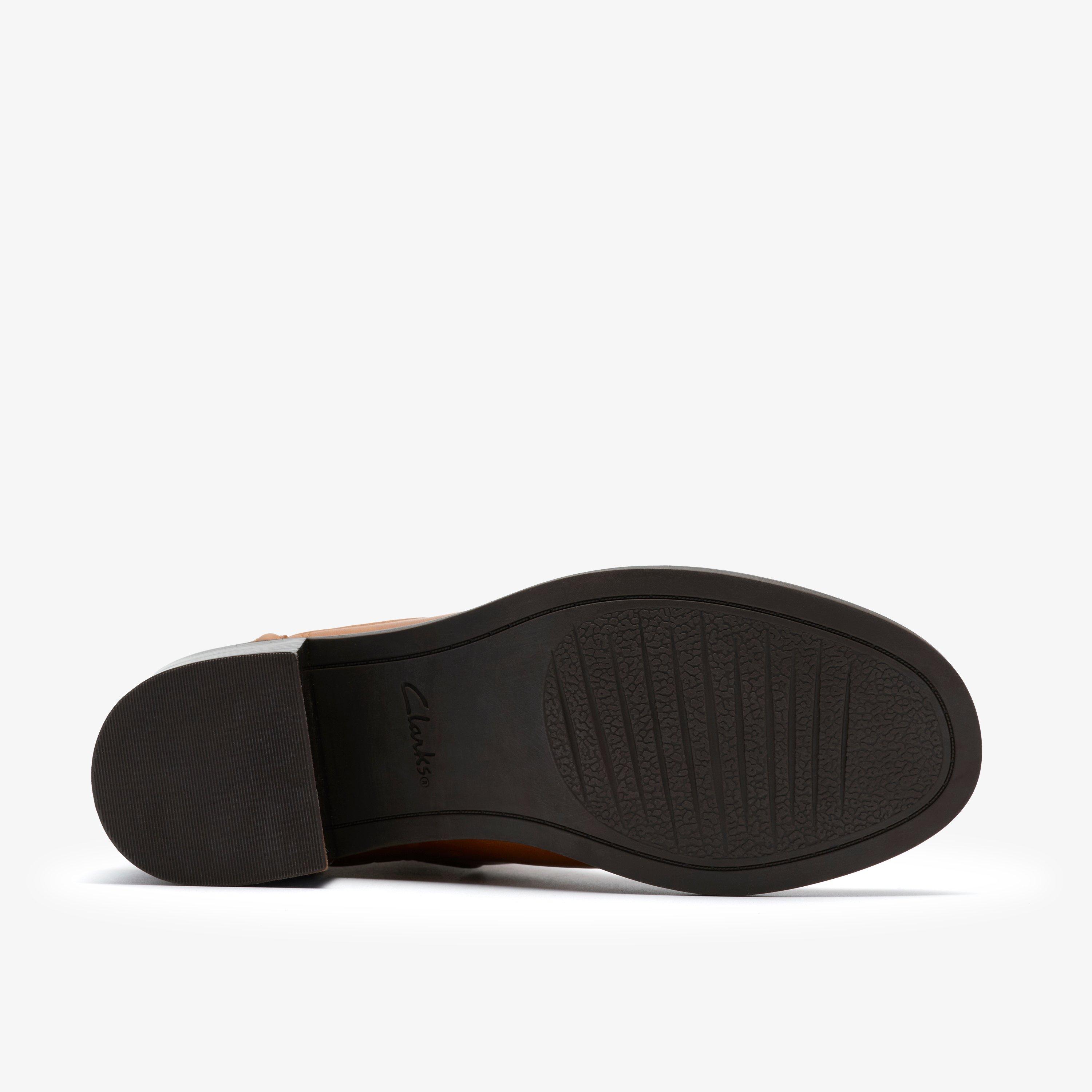 Bottes Chelsea en cuir havane Chamberly Top pour femme | Clarks