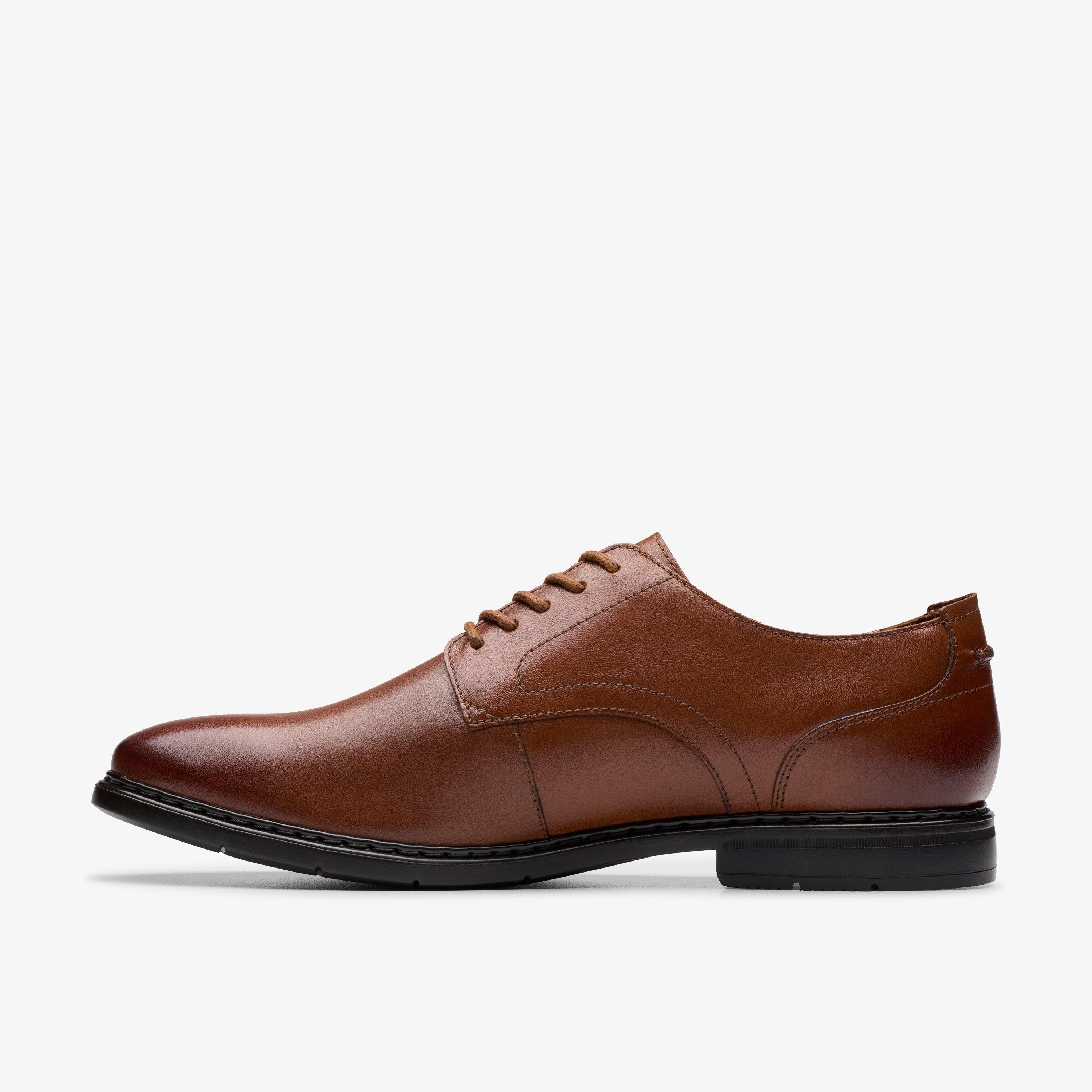 Mens Banbury Derby Tan Leather Derby Shoes, Lace Up | Clarks UK