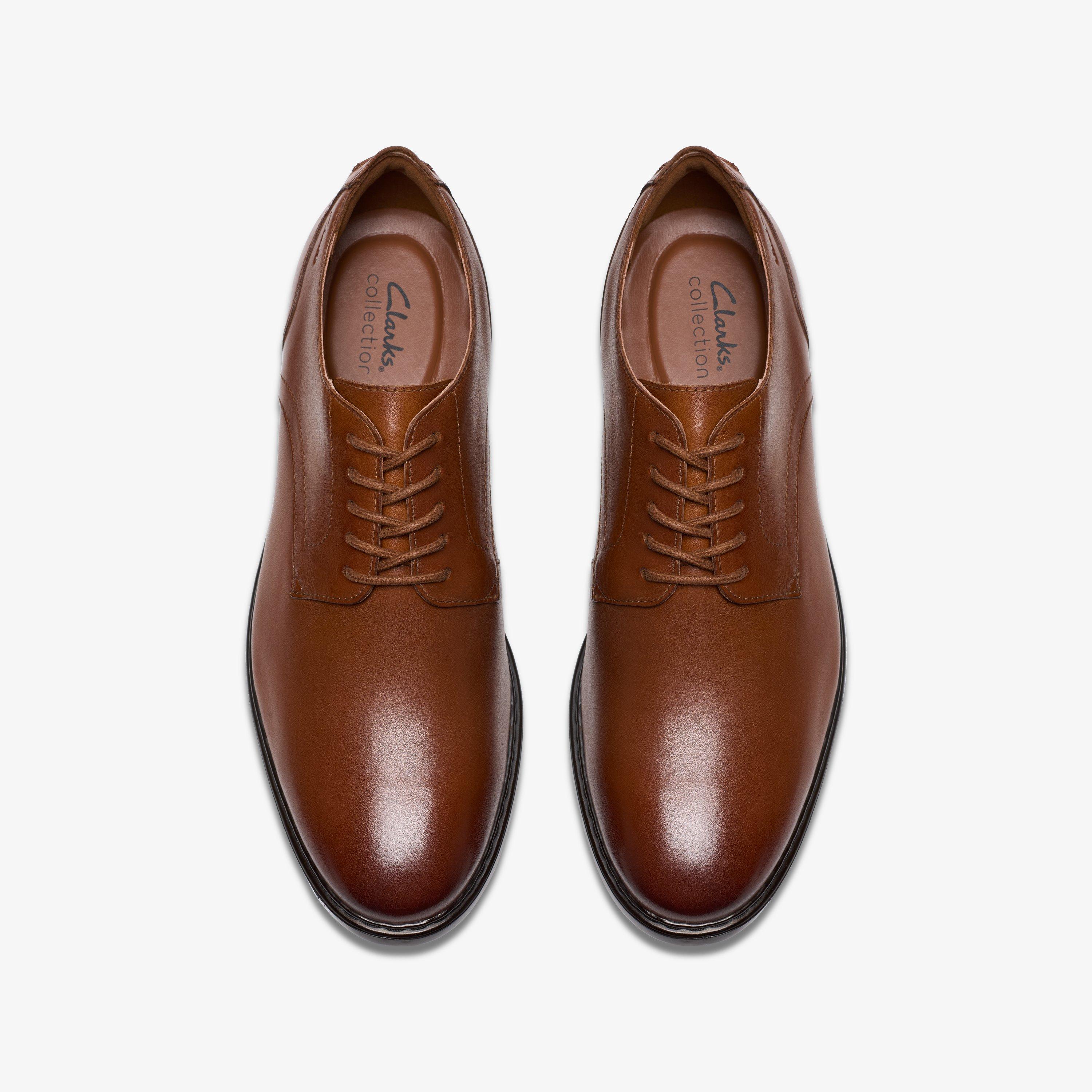 Mens Banbury Derby Tan Leather Derby Shoes, Lace Up | Clarks UK
