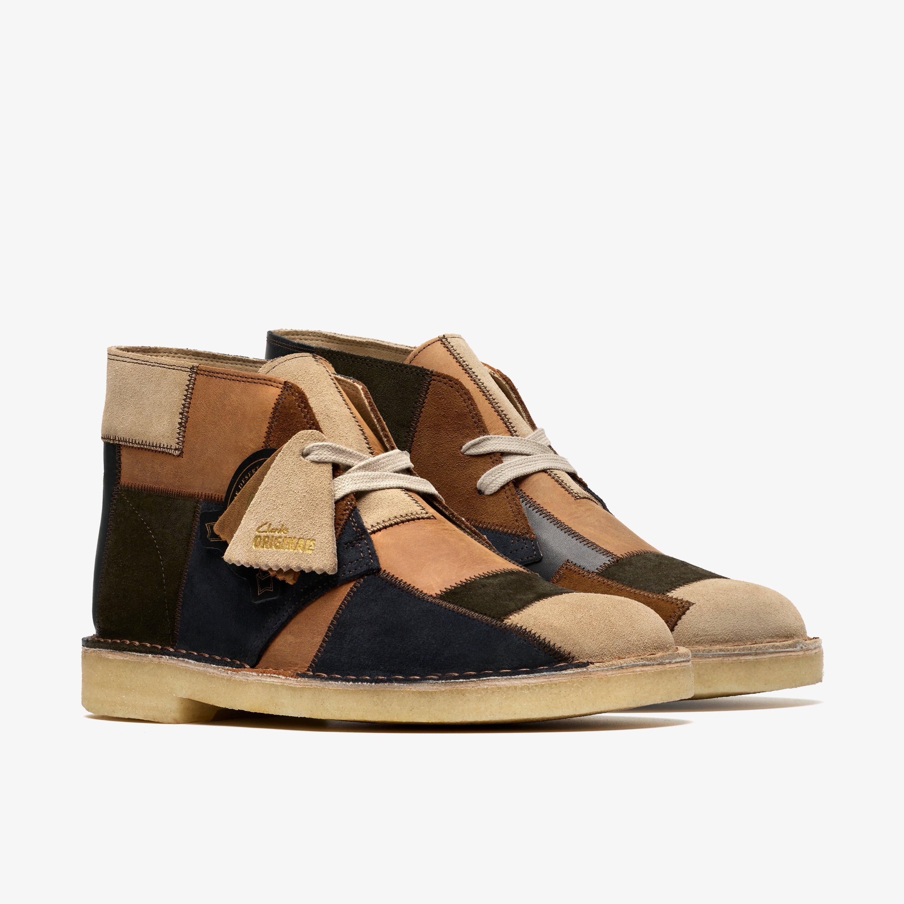 Mens Desert Patch Multicolour Shoes | Clarks