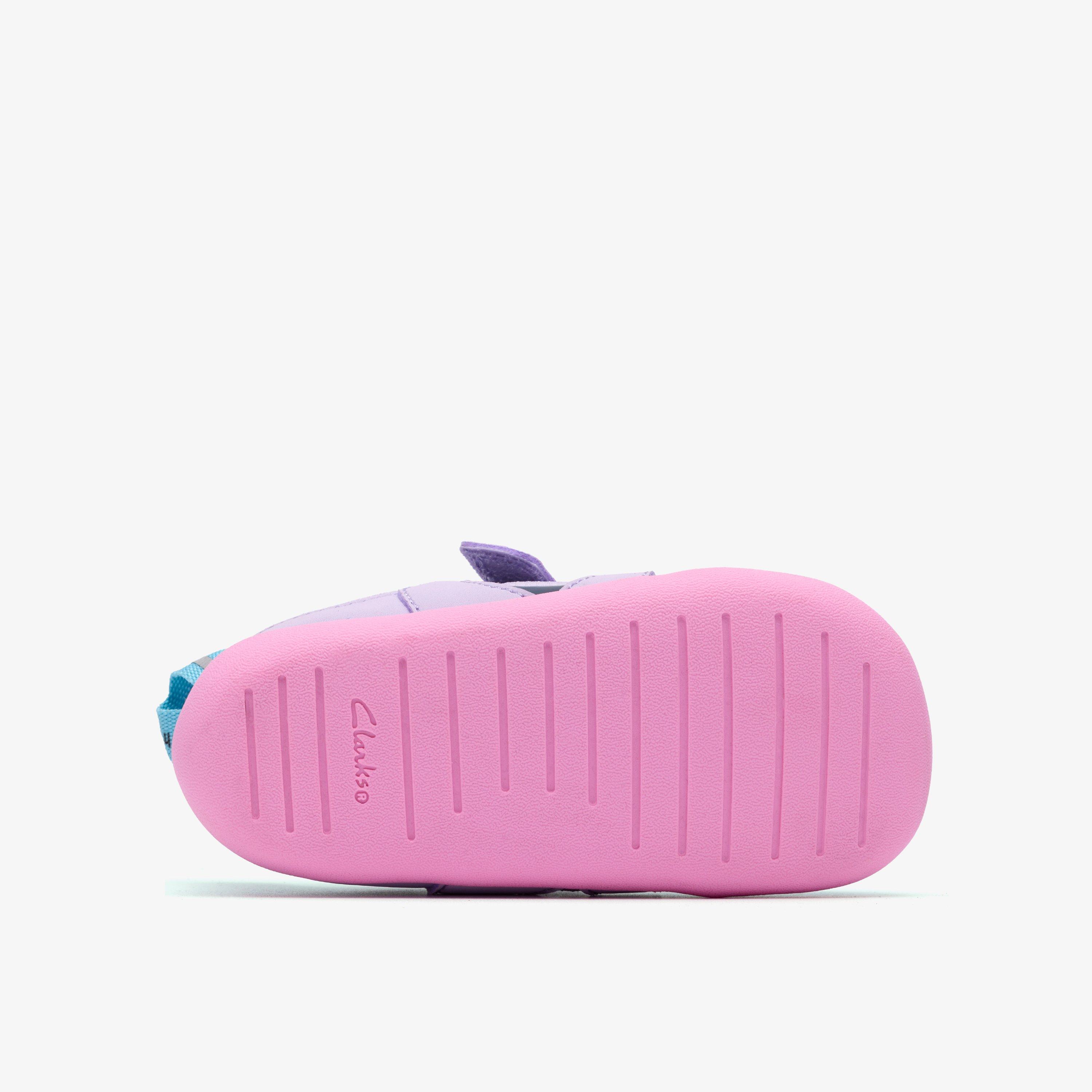 Girls Roamer Hero Toddler Lilac Combination Pre Walker | Clarks