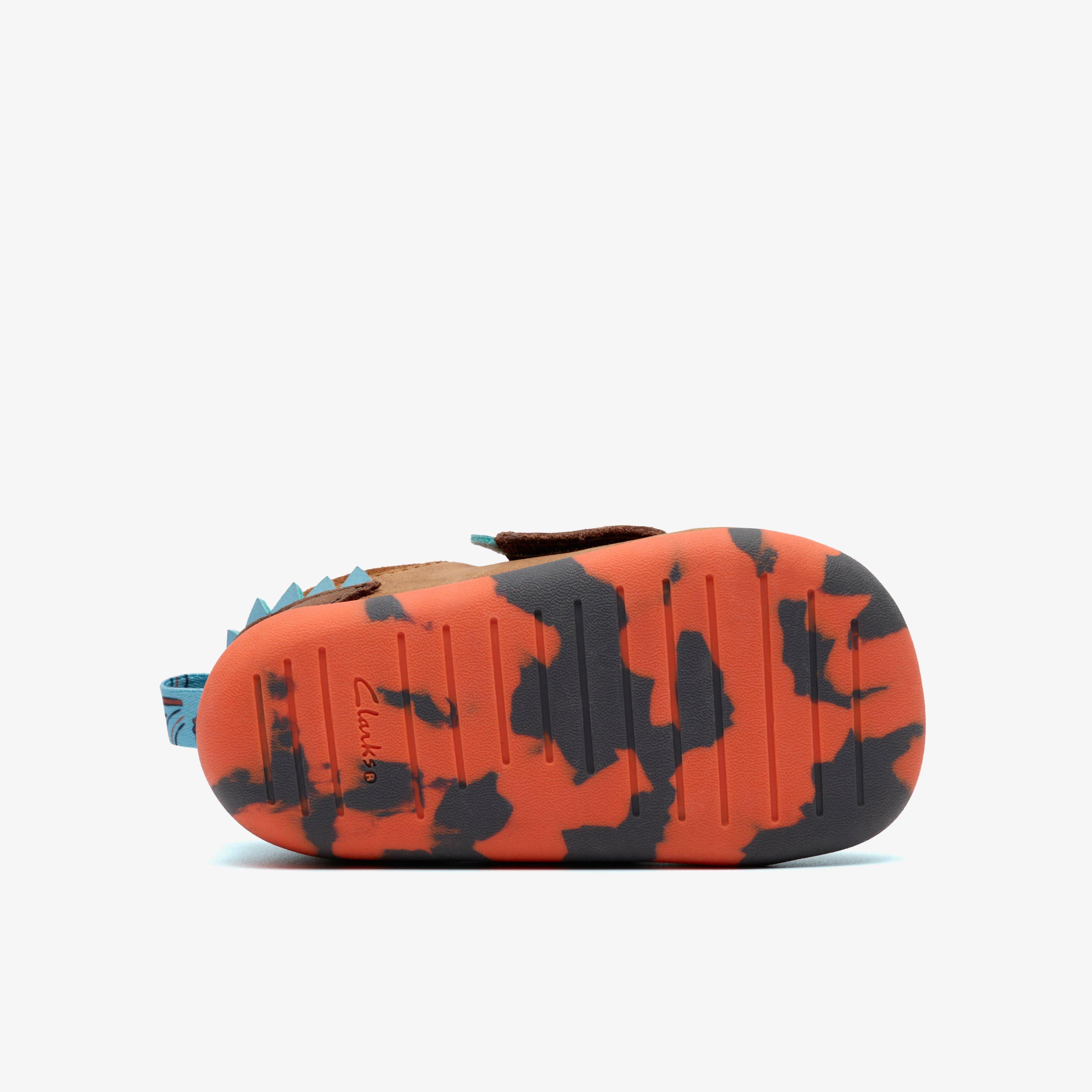 Boys Girls Kids Unisex Roamer Stomp Toddler Tan Pre Walker Riptape ...