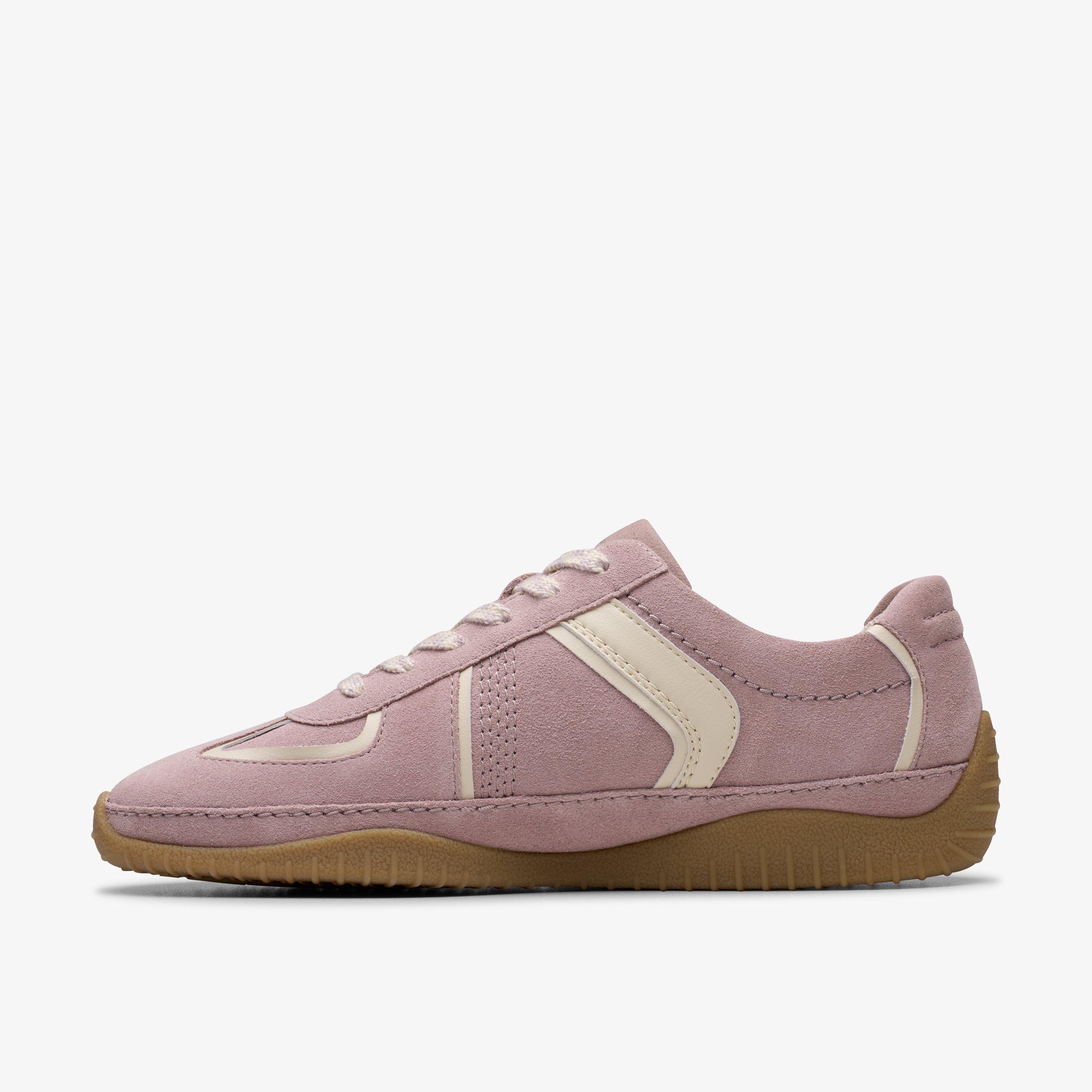 Womens Meridor Lo Light Pink Combination Trainers, Lace Up Shoes ...