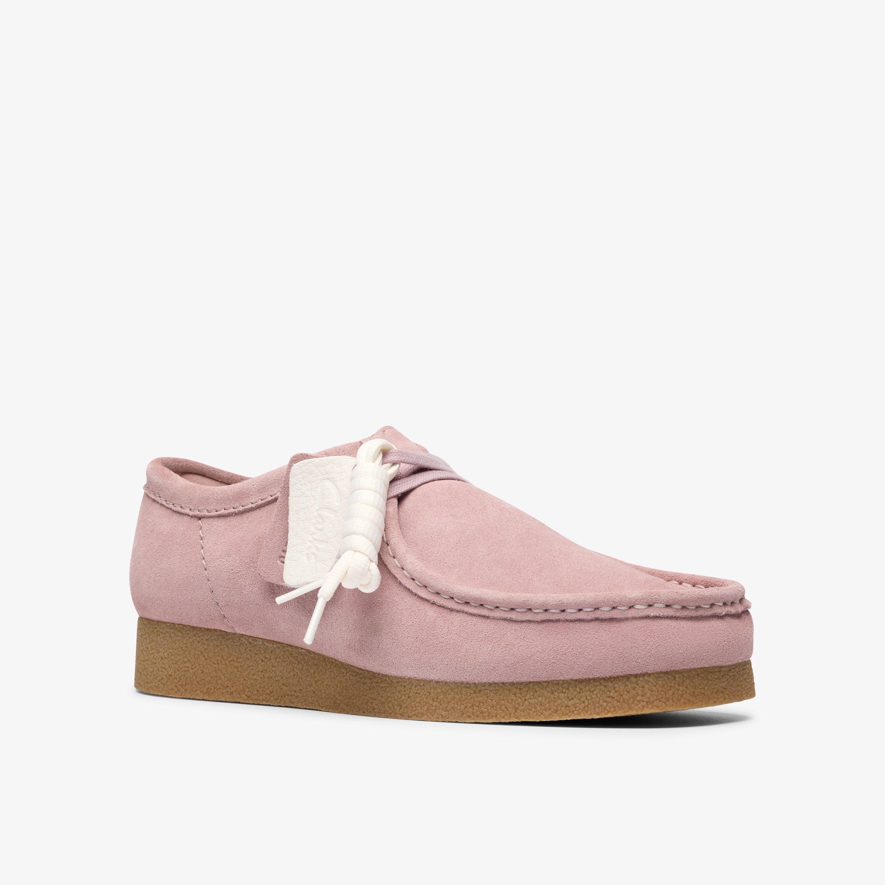 Mens Wallabee EVO Light Pink | Clarks