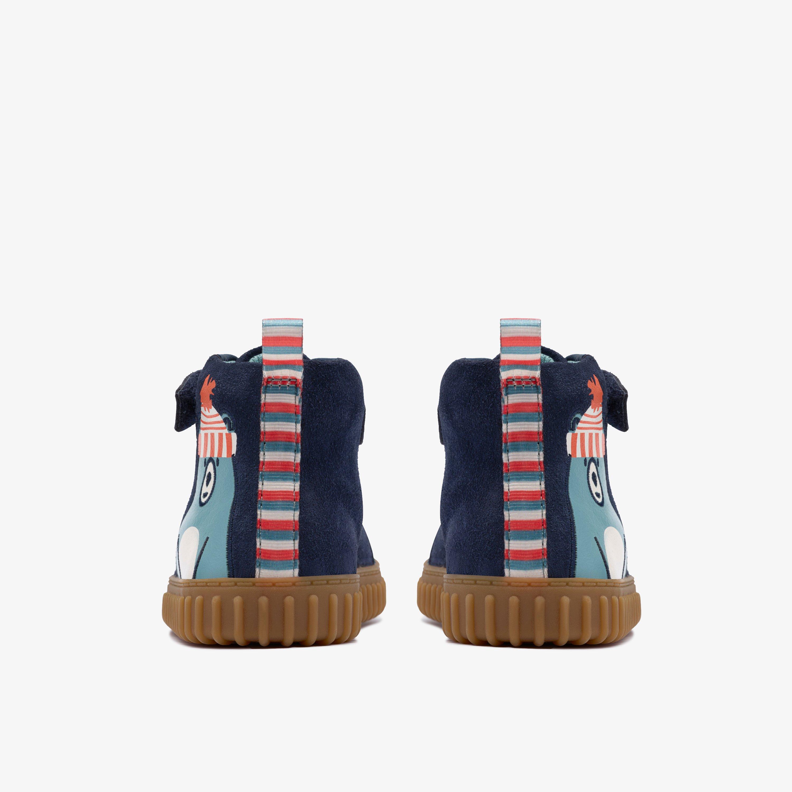 Boys, Girls, Kids Unisex Cove Kind Toddler Navy Trainers, High Tops ...