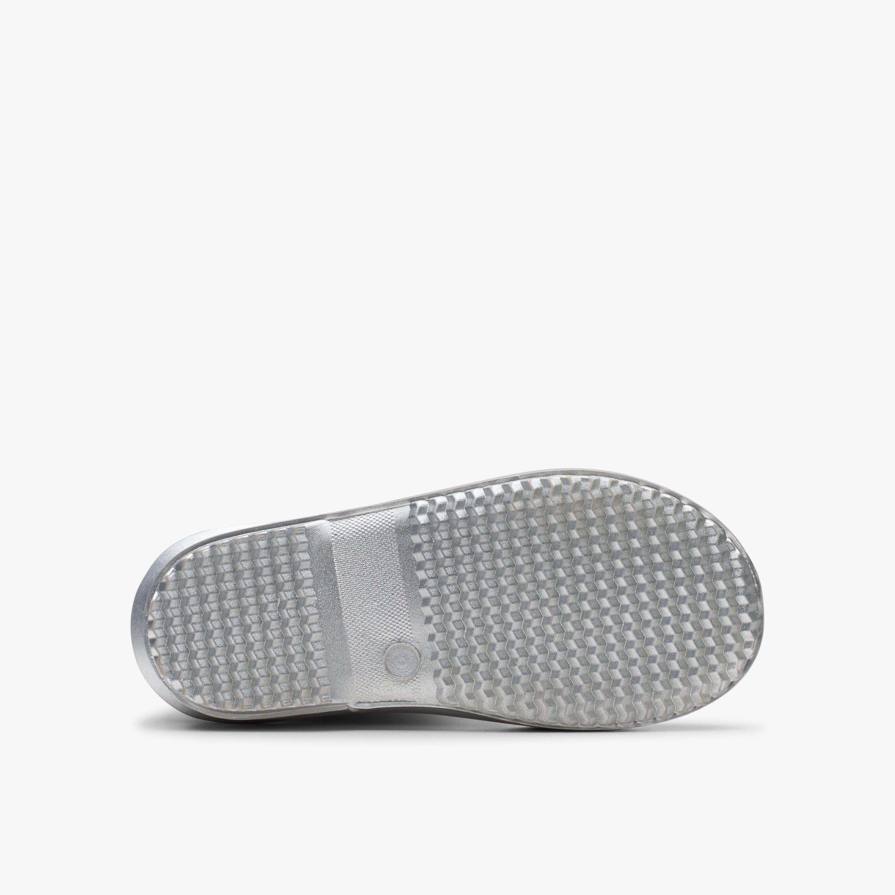 Boys, Girls, Kids Unisex Tarri Run Toddler Silver Wellies Wellies ...