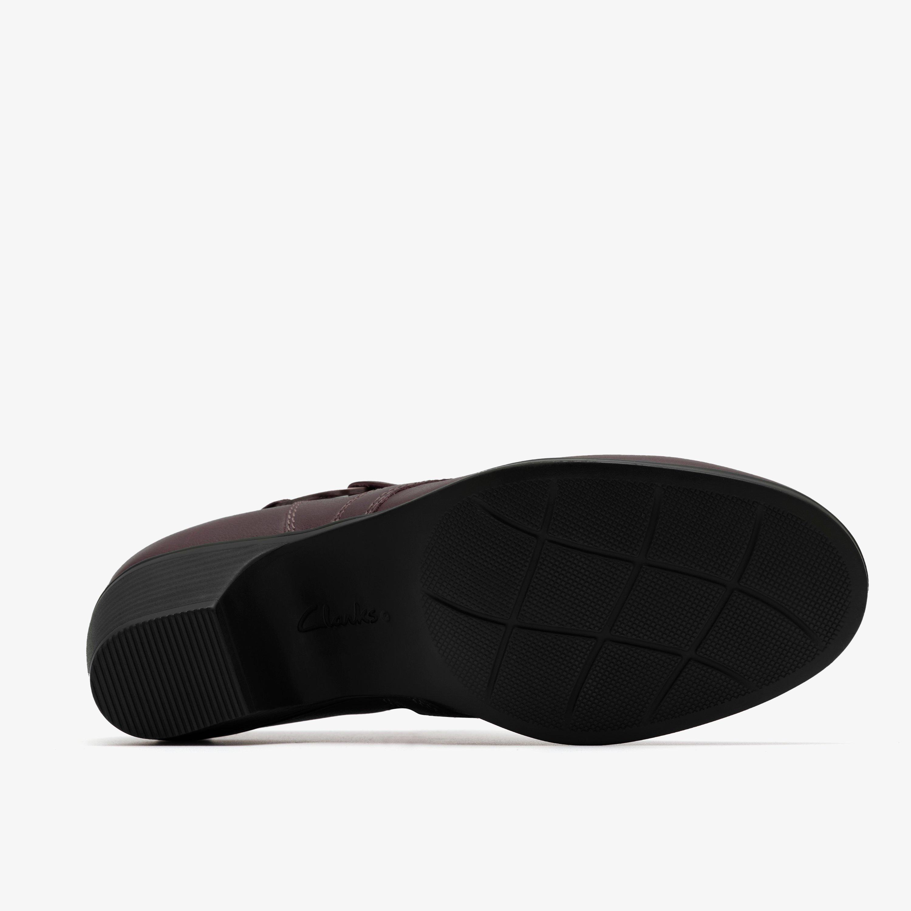 Womens Emily2 Henley Chocolate Leather Ankle Boots | Clarks