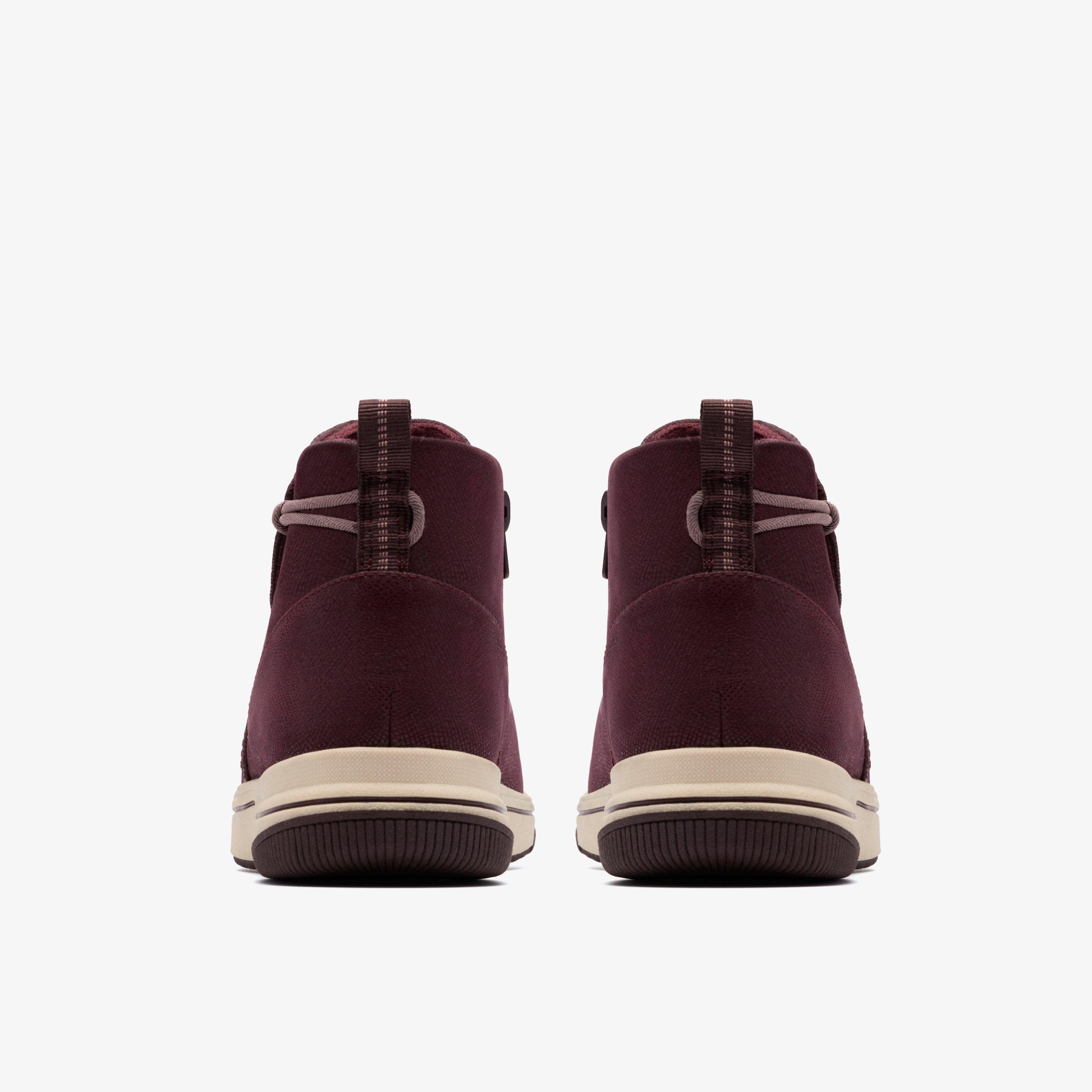 Womens Breeze Derby Merlot Ankle Boots | Clarks
