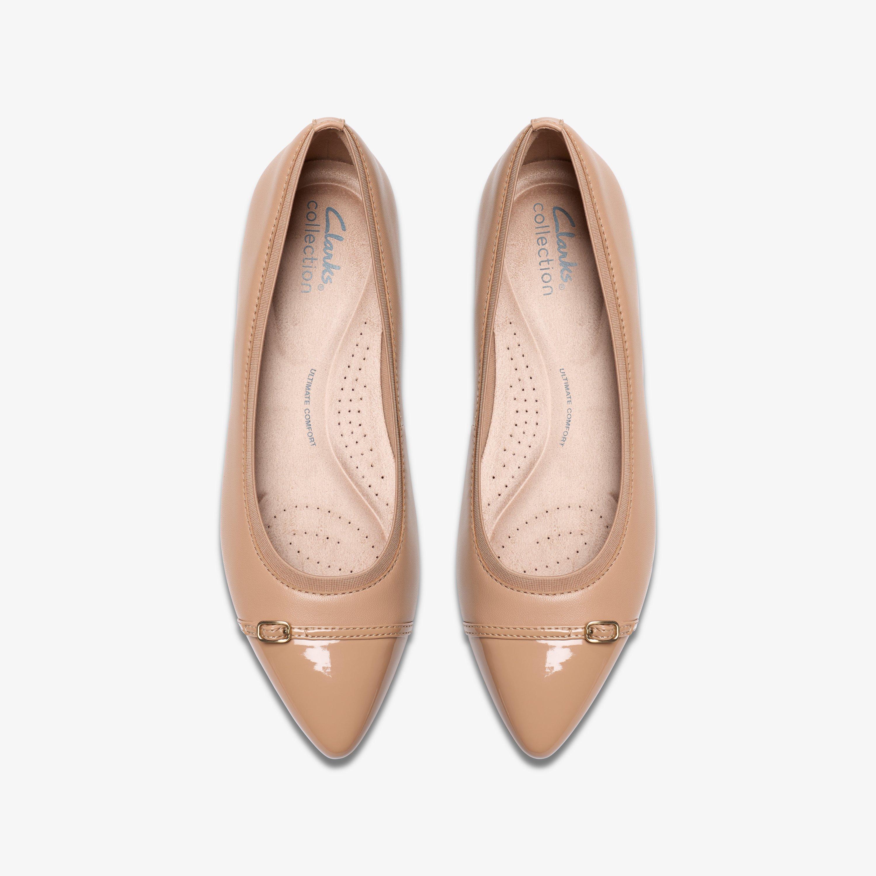 Womens Natalyn Dk Beige Leather Slip-Ons | Clarks