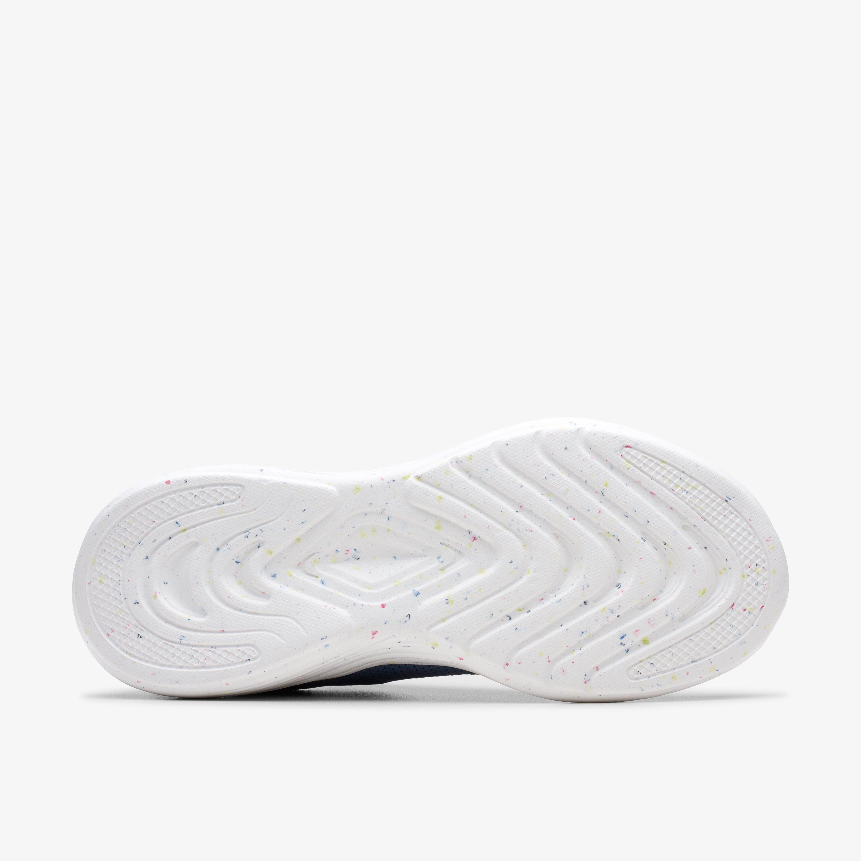 Womens Izza Knit Light Blue Trainers | Clarks