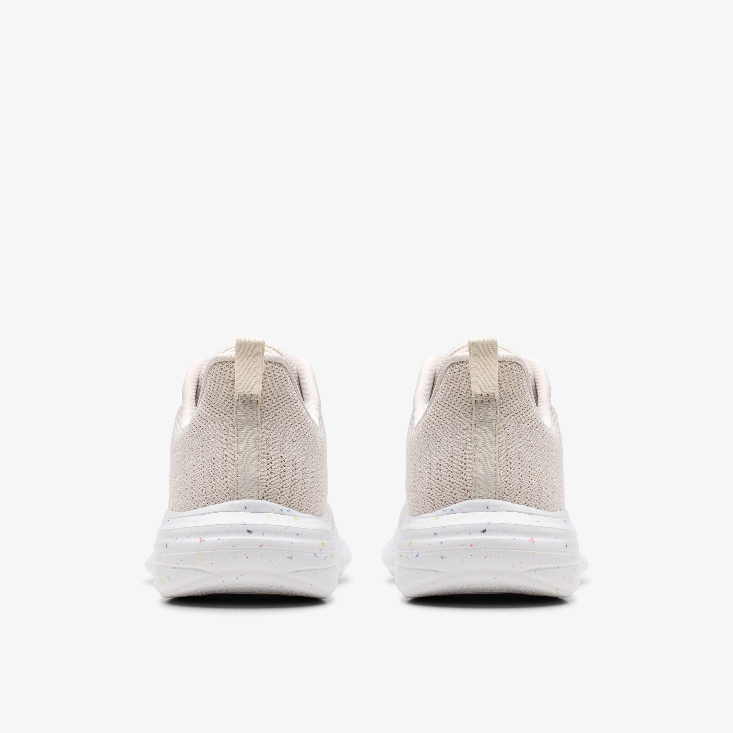 Womens Izza Knit Cream Trainers | Clarks
