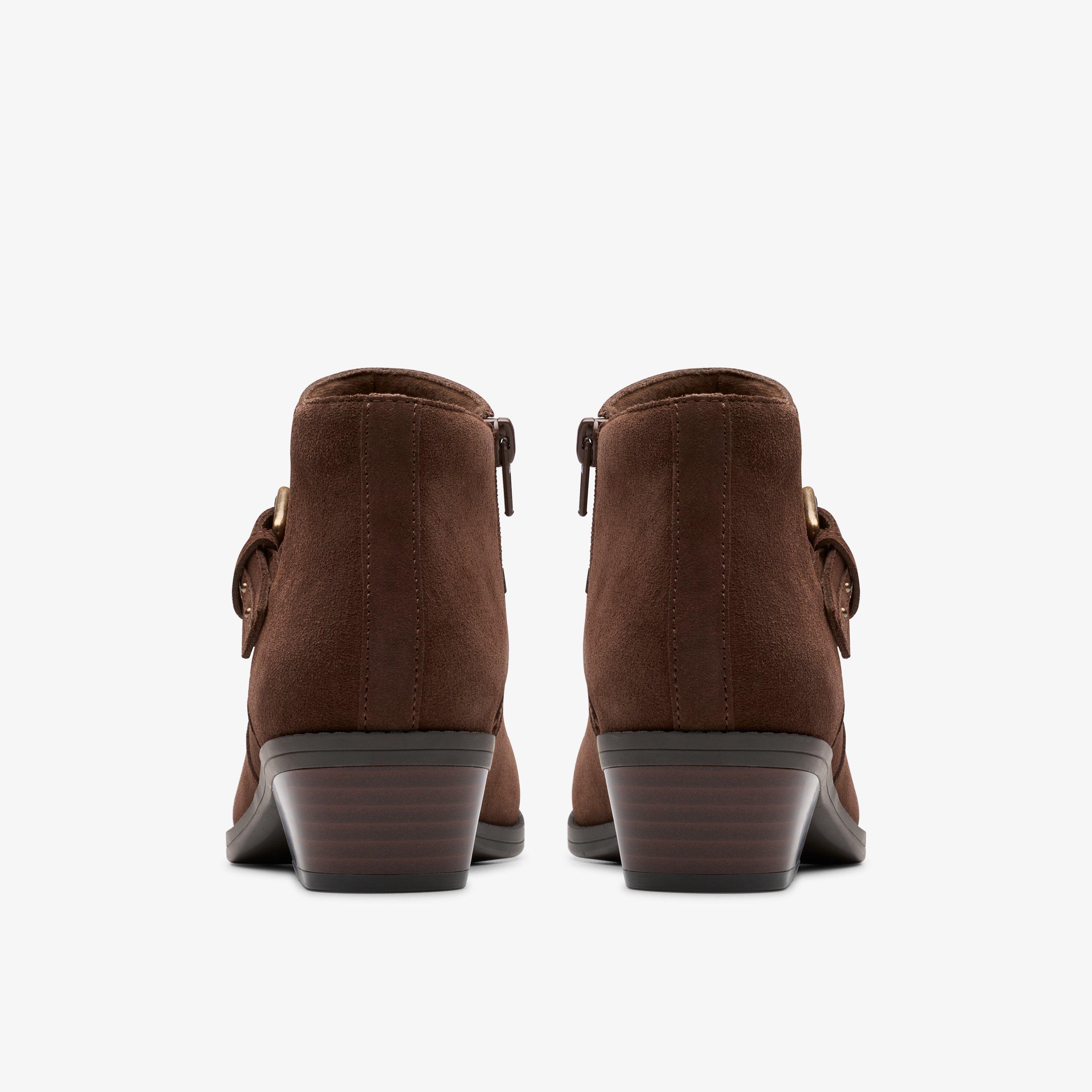 Womens Danyelle Wish Brown Suede Ankle Boots Boots | Clarks UK