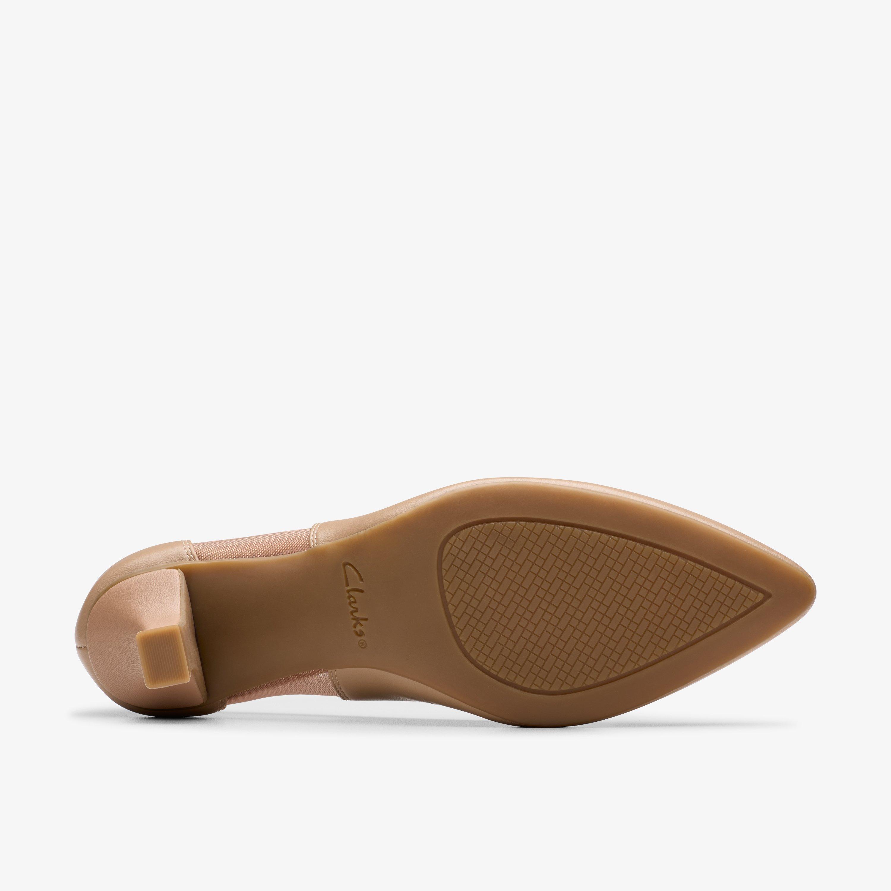 Womens Kepley Cora Warm Beige Leather Pumps | Clarks