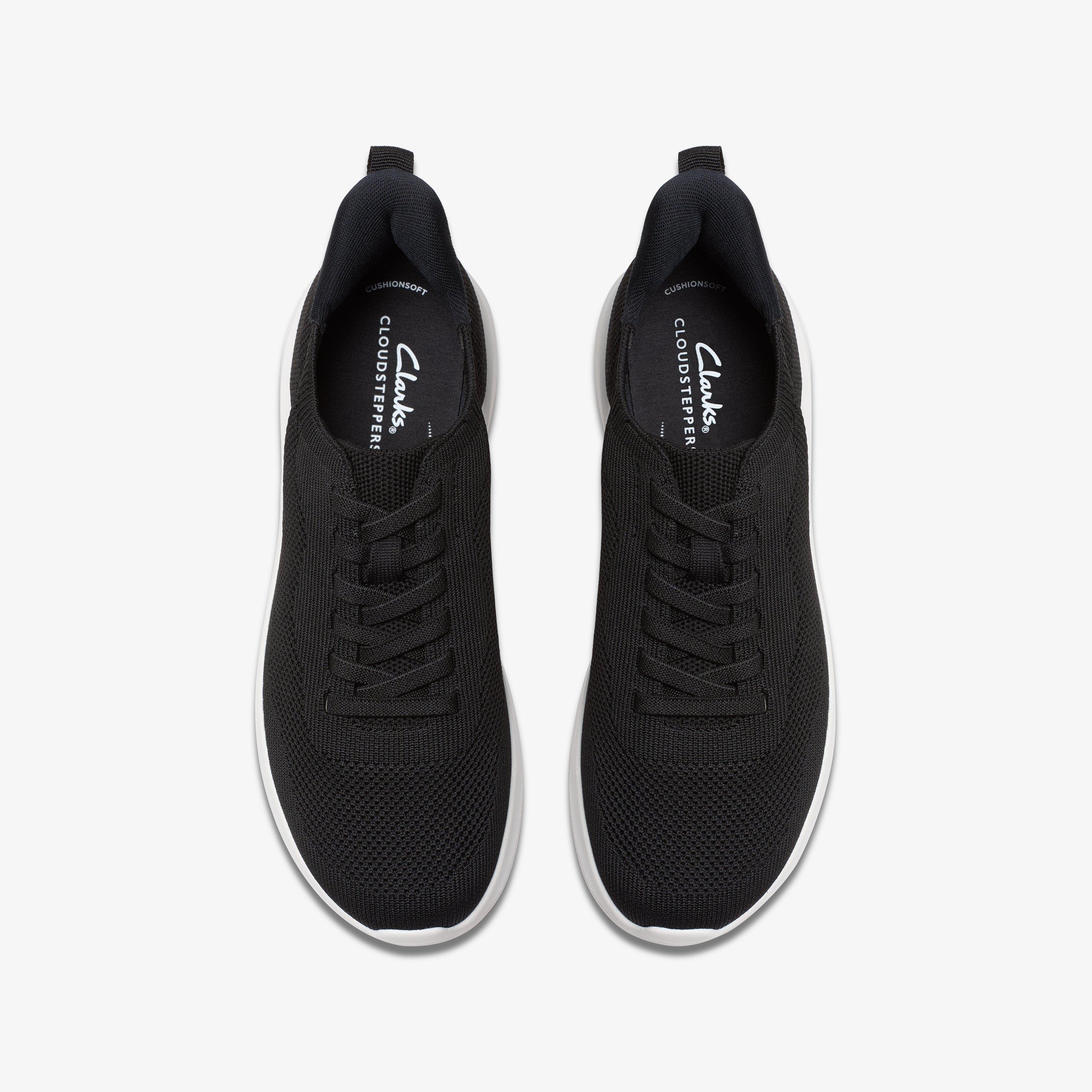 Womens Nova Lace Black Sneakers | Clarks