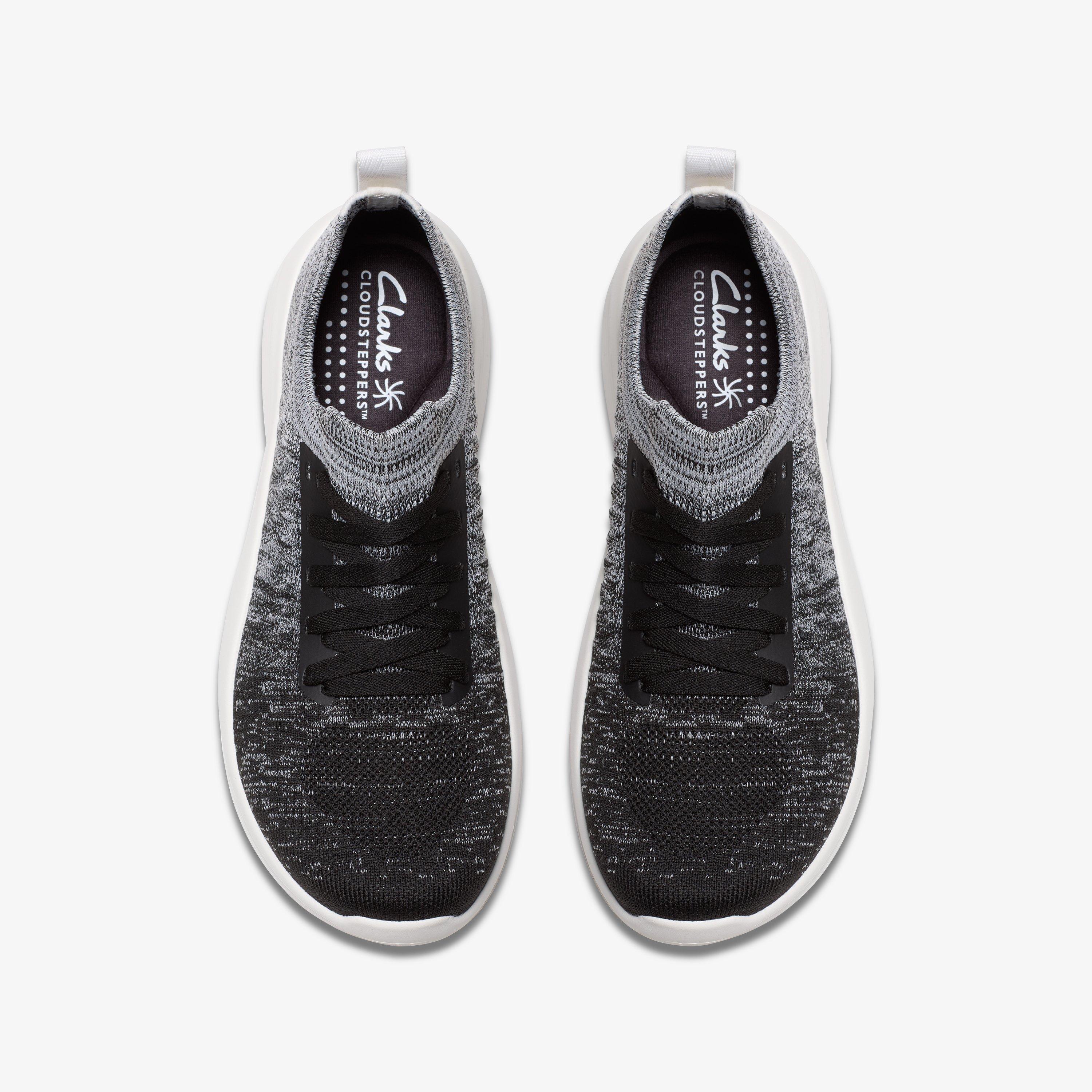 Womens Solevana Lace Black Sneakers | Clarks