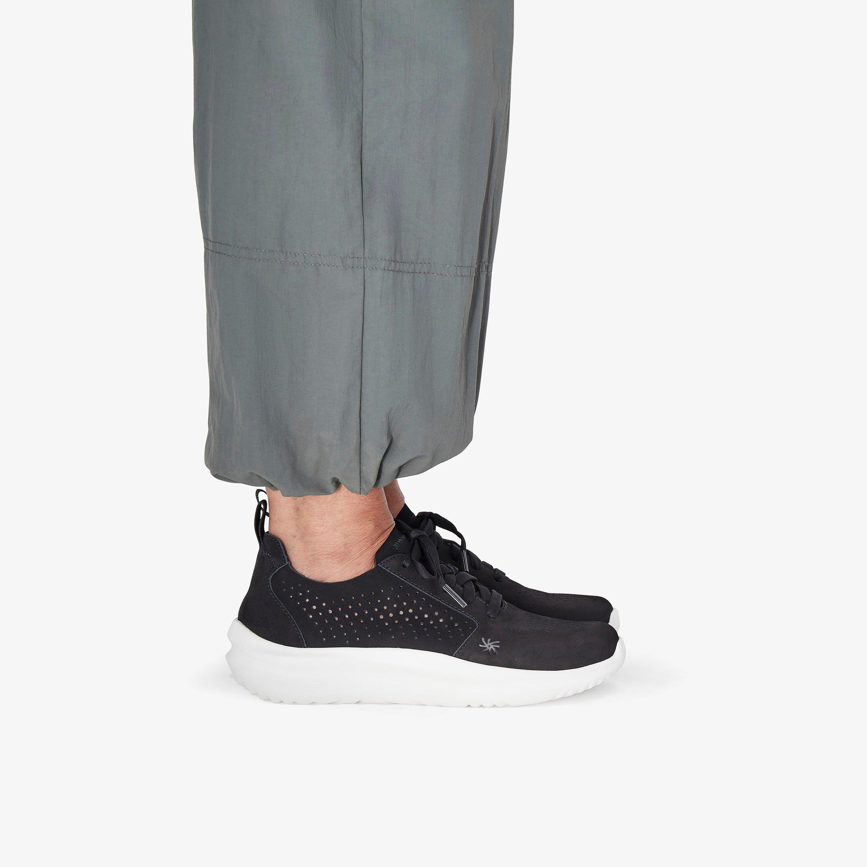 Womens Solevana Style Black Sneakers | Clarks