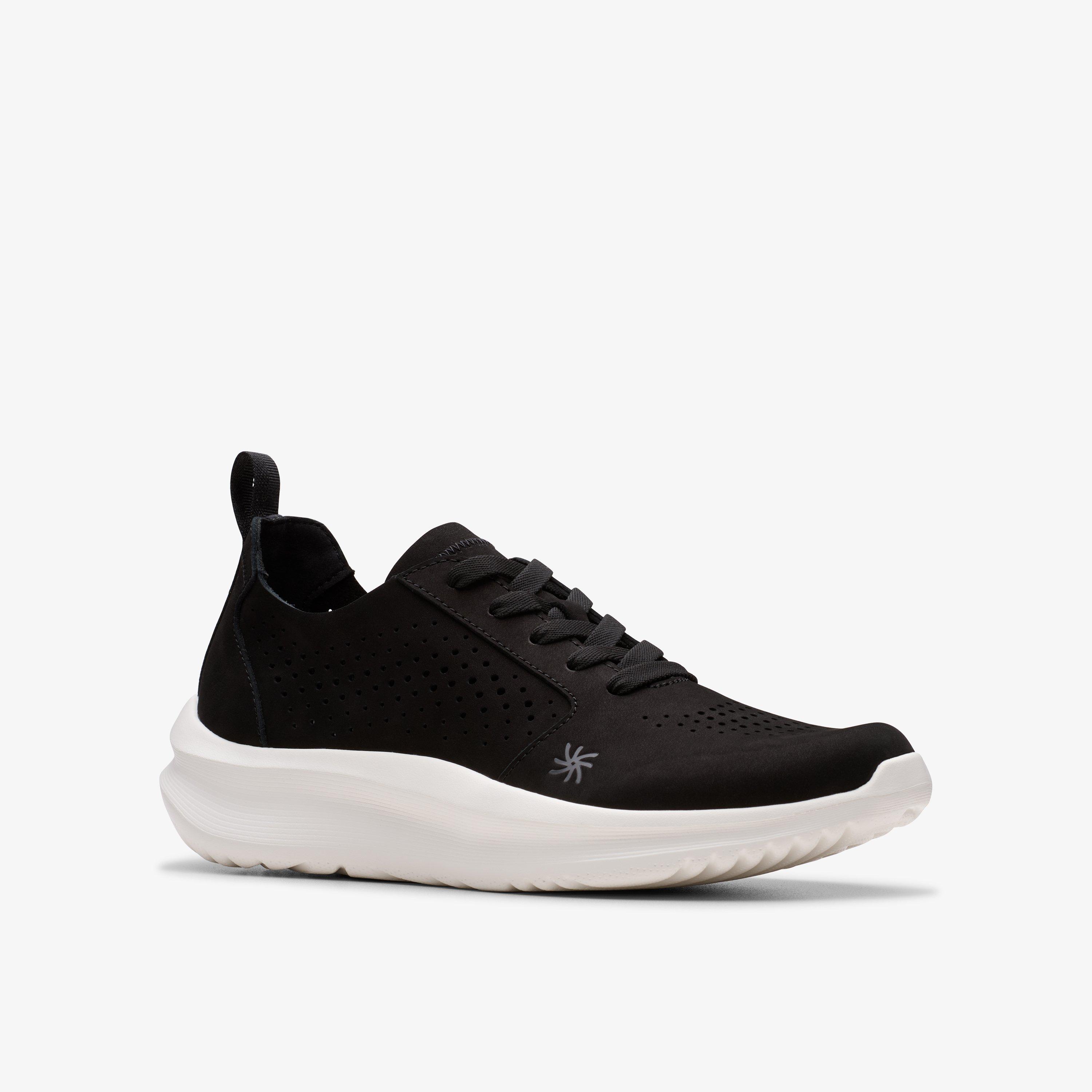 Womens Solevana Style Black Sneakers | Clarks