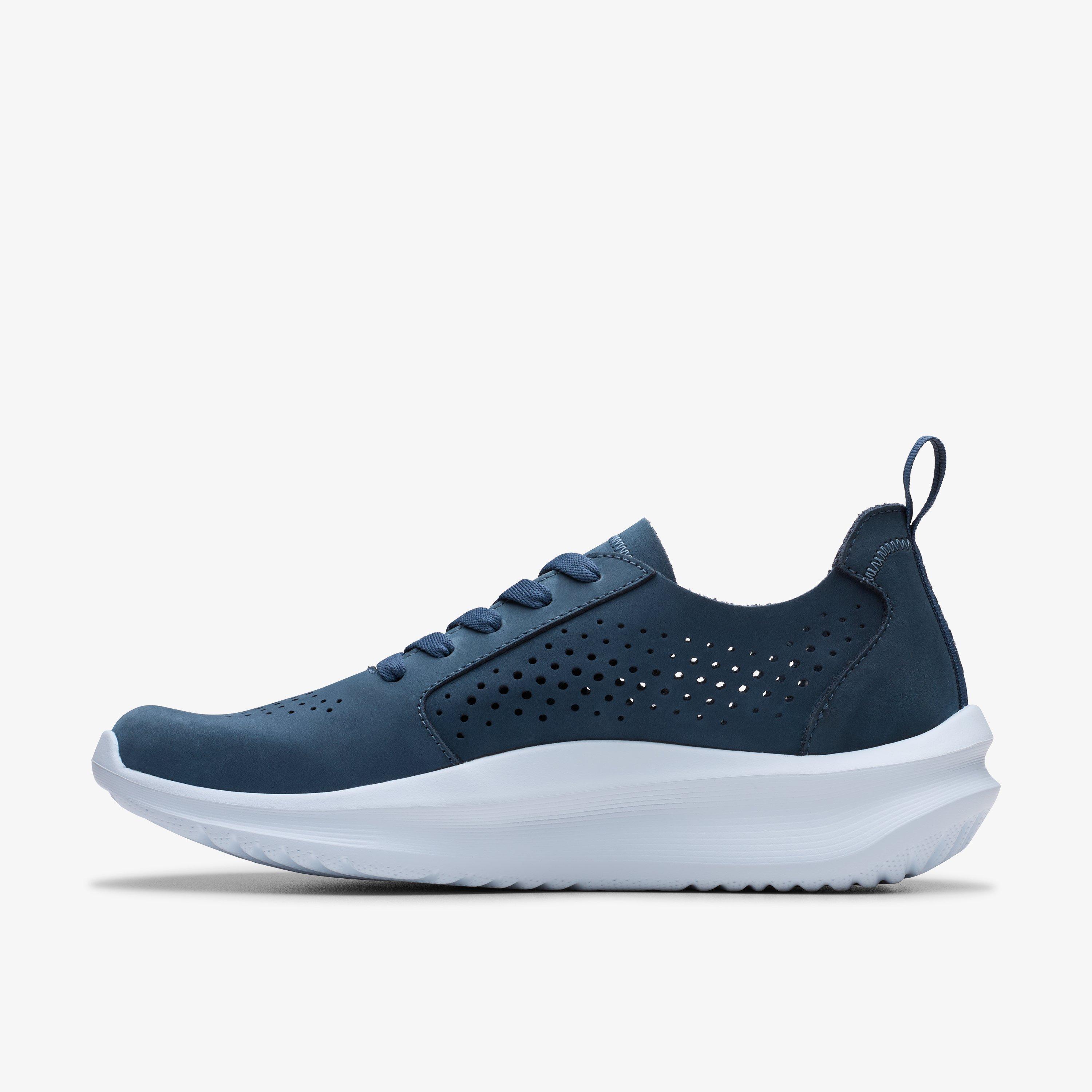 Womens Solevana Style Navy Sneakers | Clarks