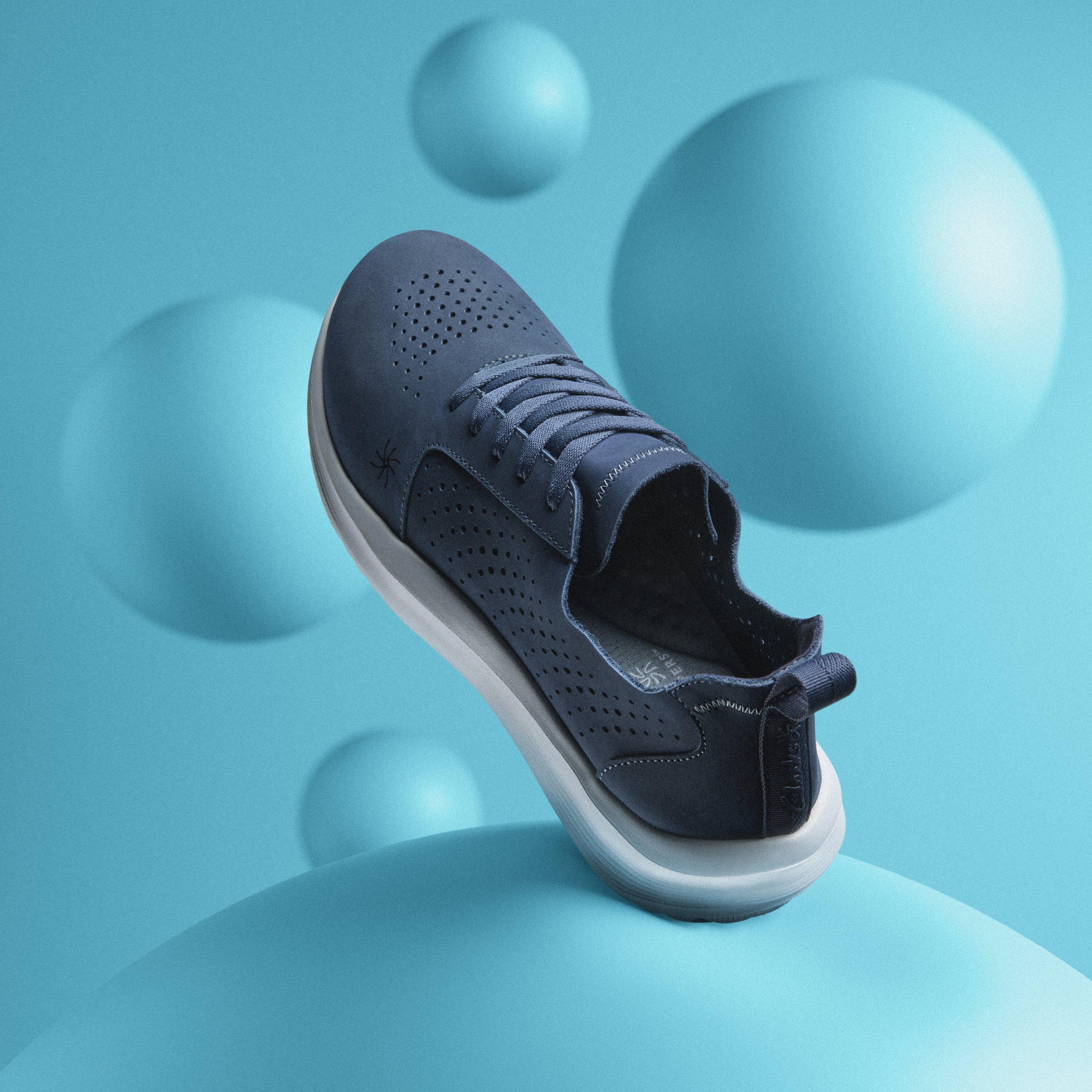 Womens Solevana Style Navy Sneakers | Clarks