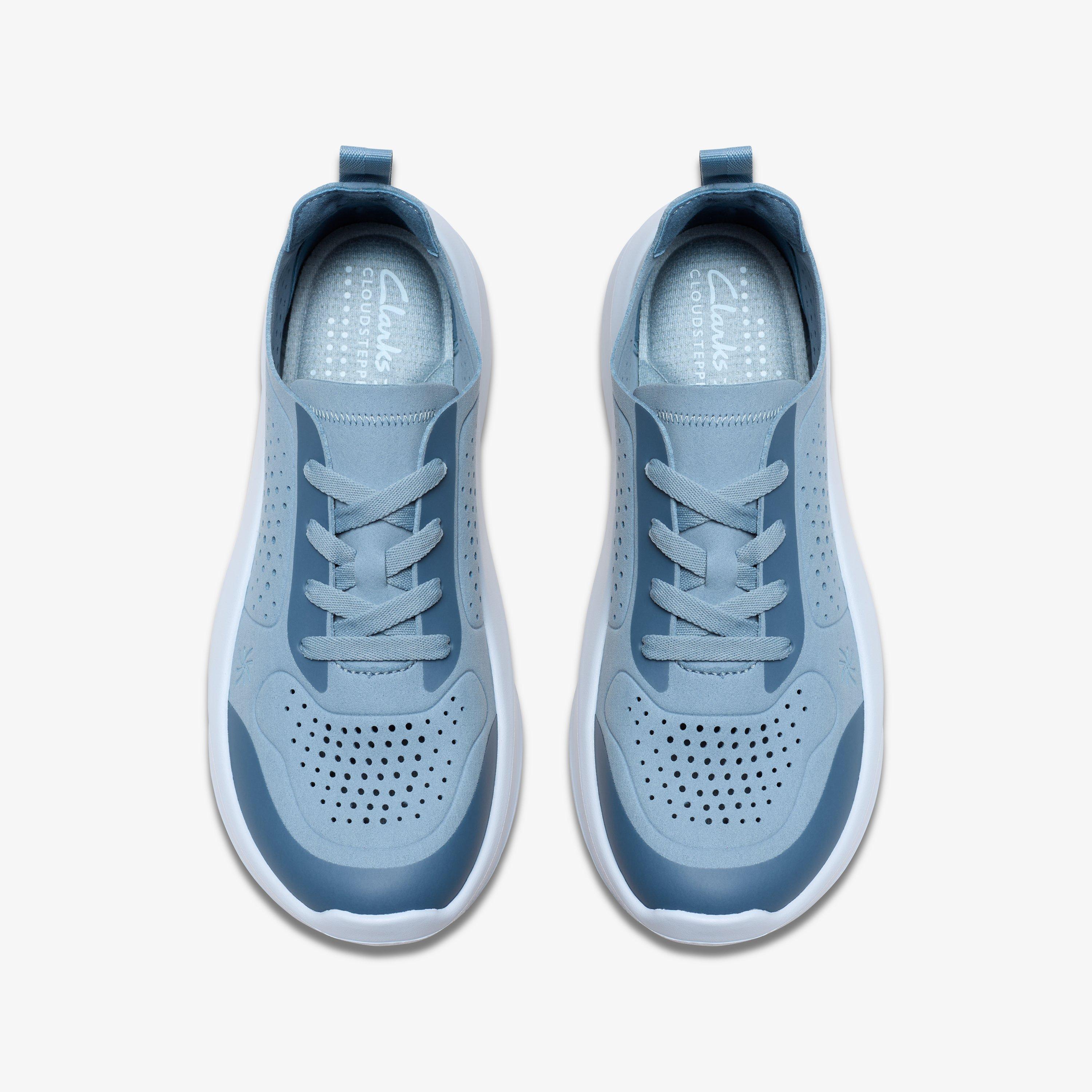 Womens Solevana Tie Light Blue Trainers Trainers | Clarks UK