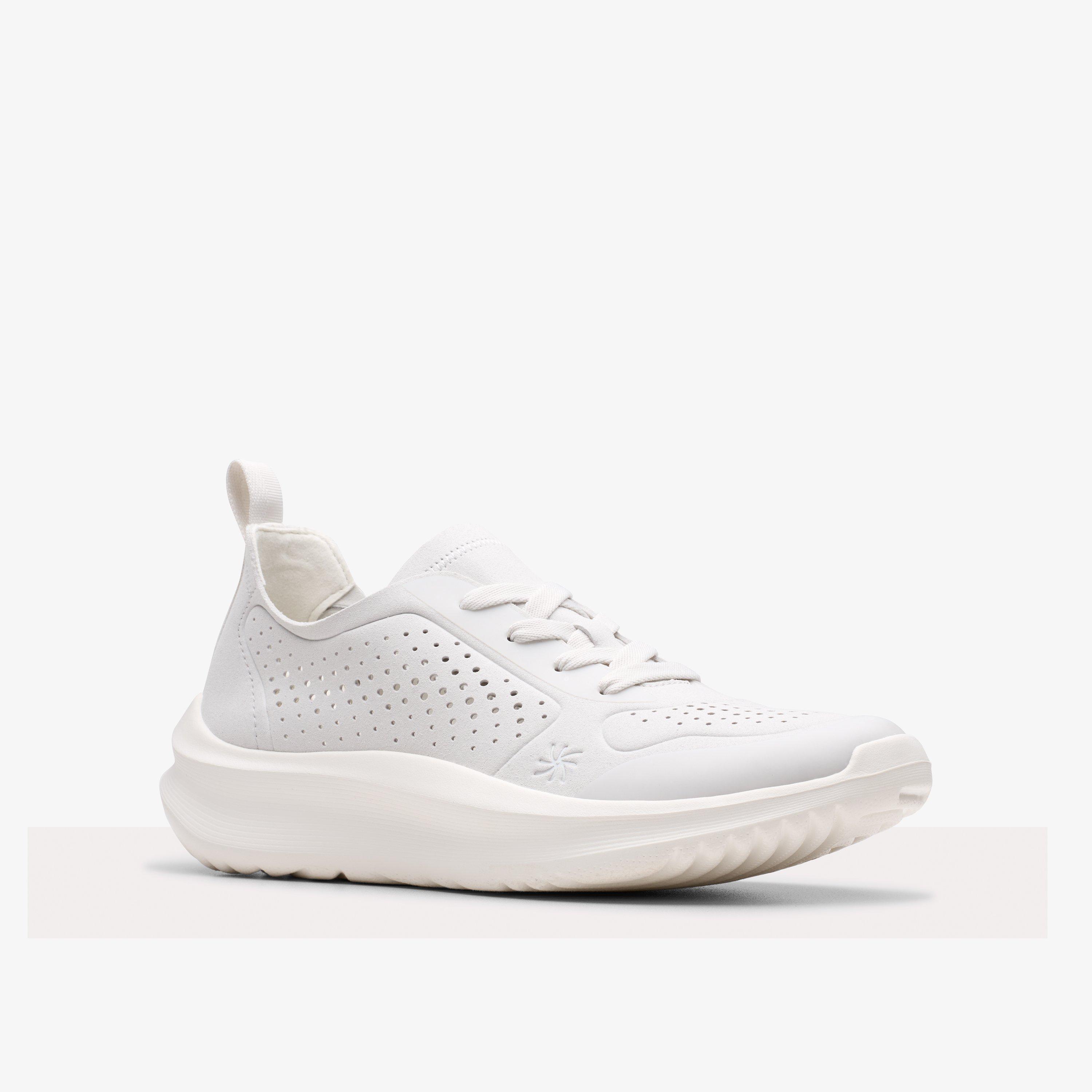 Womens Solevana Tie Off White Shoes | Clarks