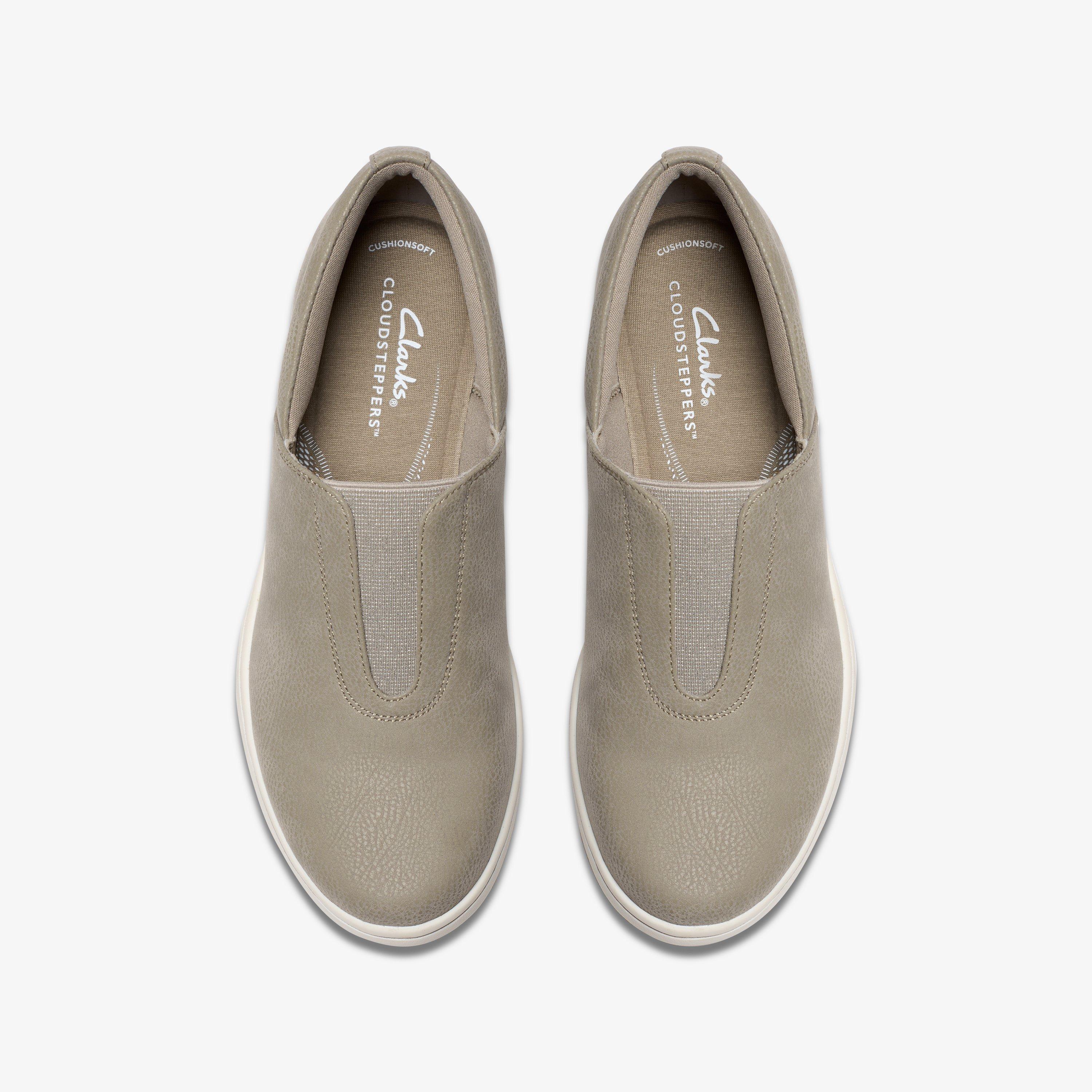 Women's BreezeSky Ria Pale Green Slip-Ons | Clarks