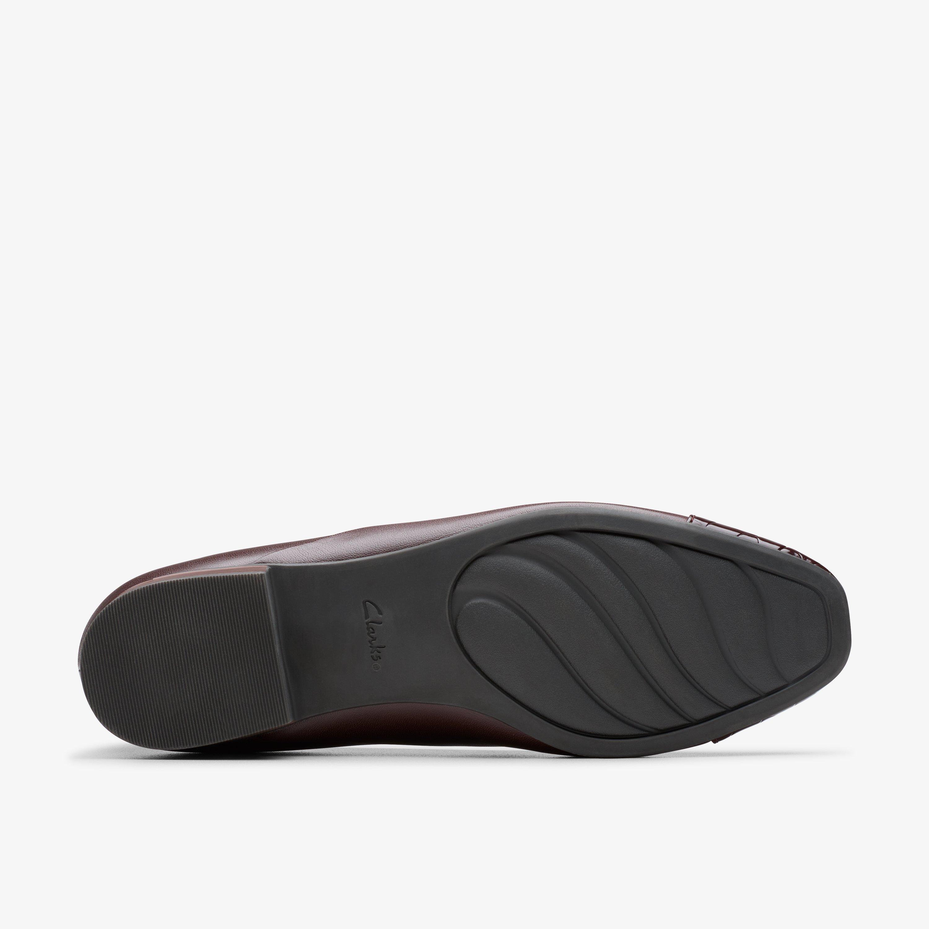 Womens Juliet Rise Merlot Leather Shoes Slip Ons | Clarks Outlet
