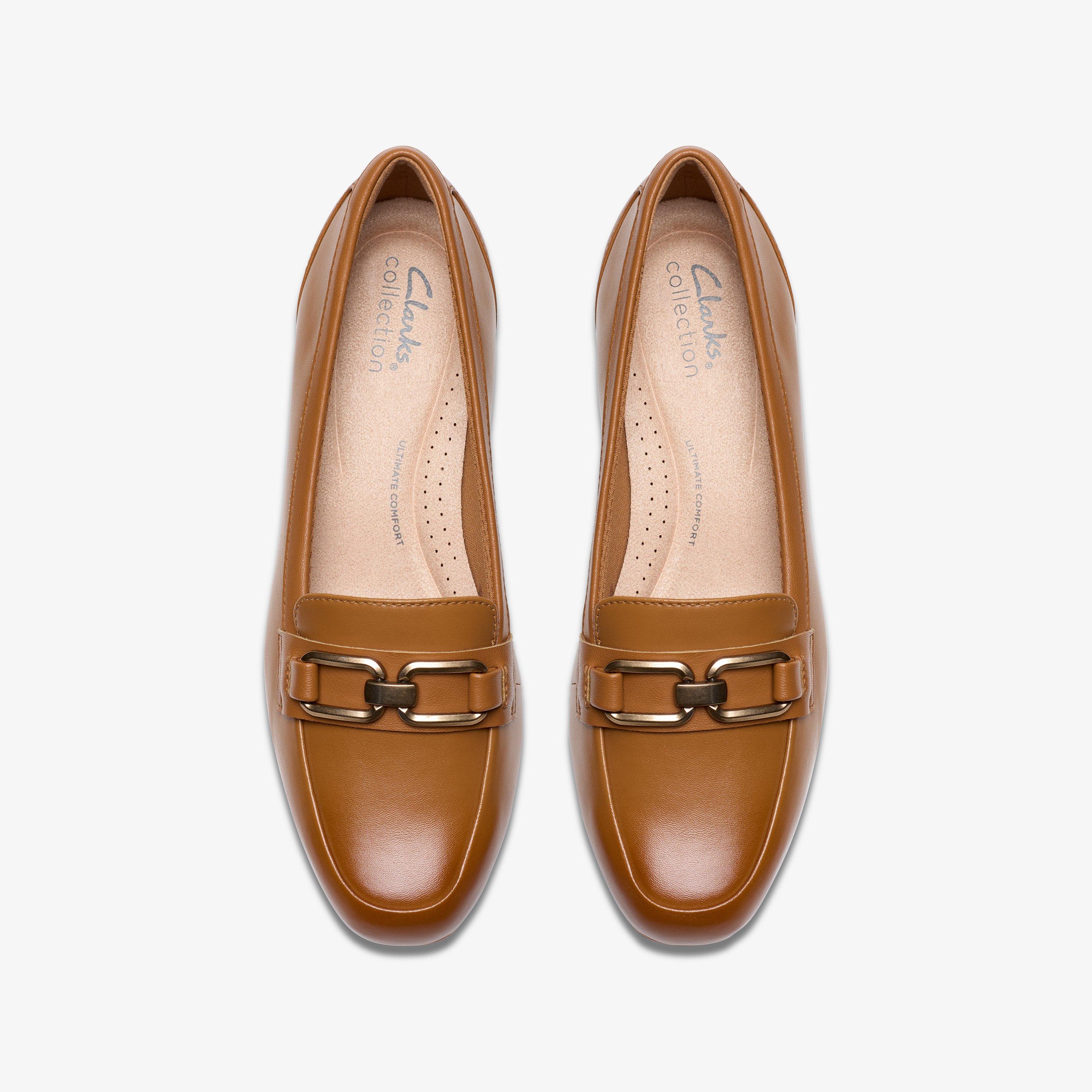 Mocassins en cuir havane Juliet Echo pour femmes | Clarks