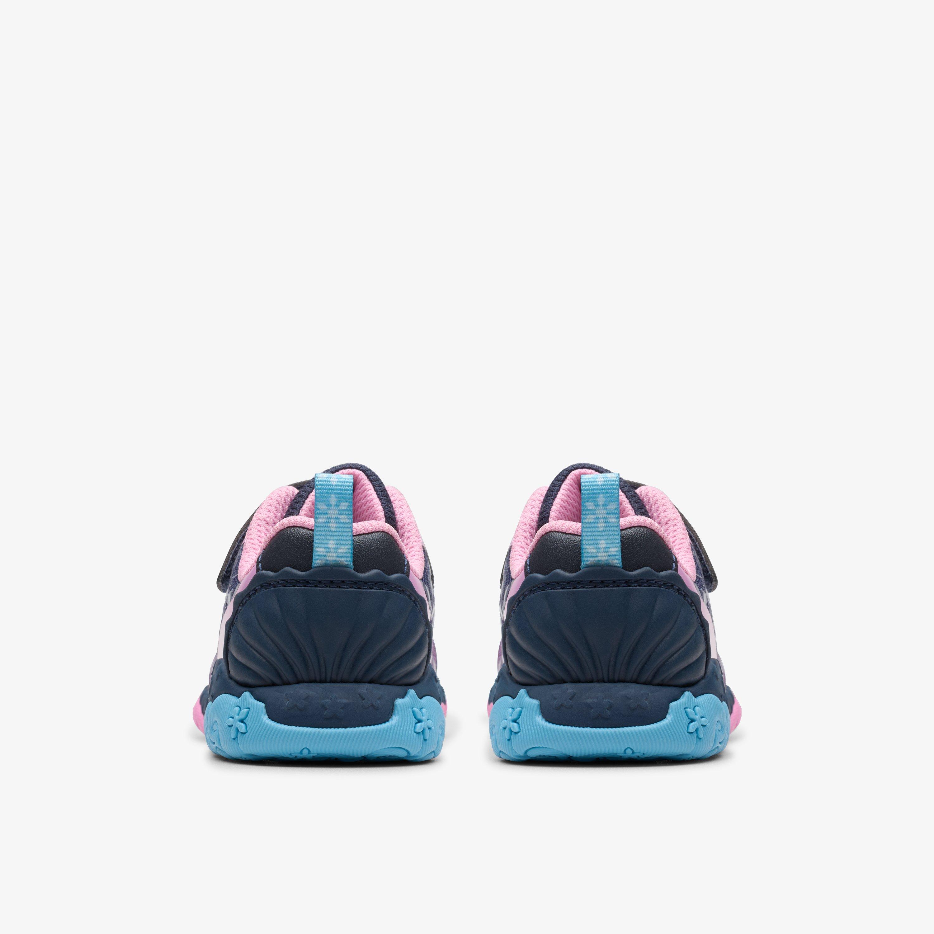 Girls Tidal Trail Toddler Navy Trainers, Riptape Trainers | Clarks IE