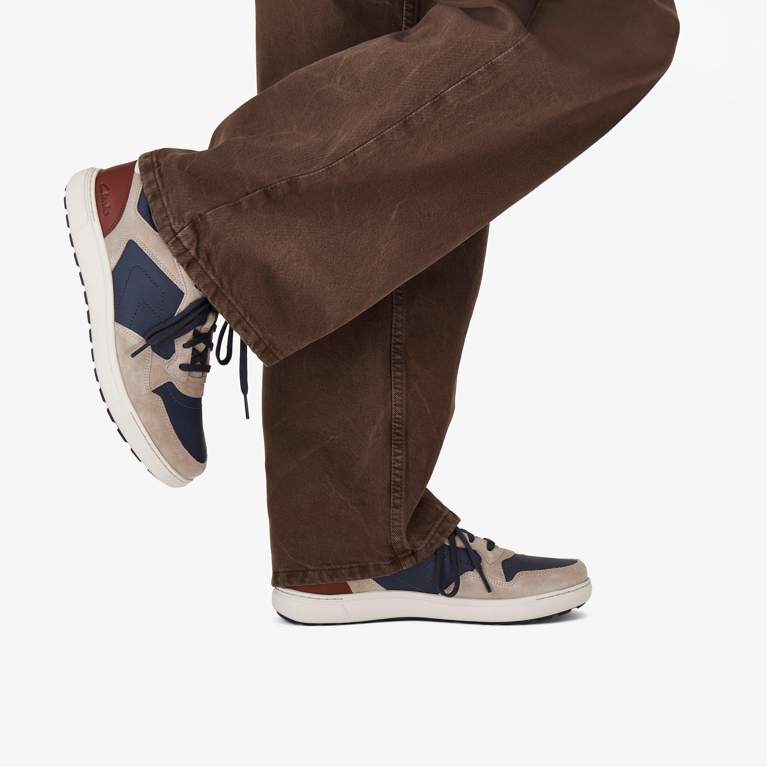 Mens Mapstone Sport Grey Sneakers | Clarks