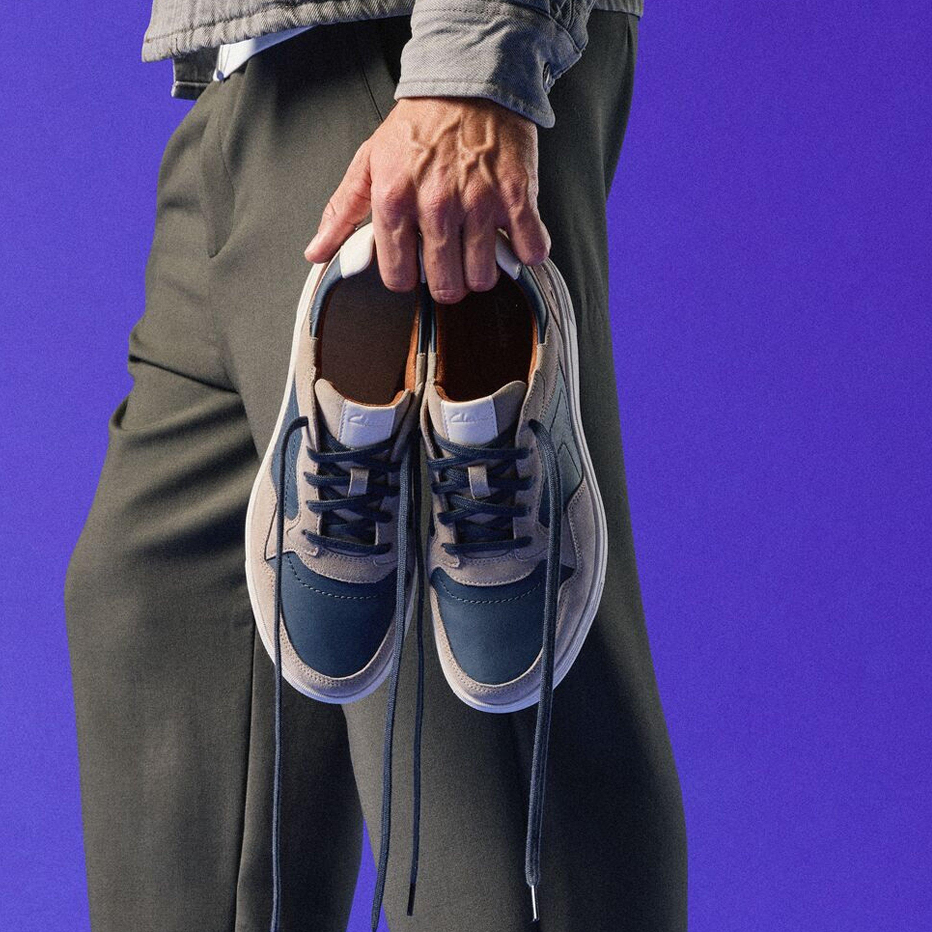 Mens Mapstone Sport Grey Sneakers | Clarks