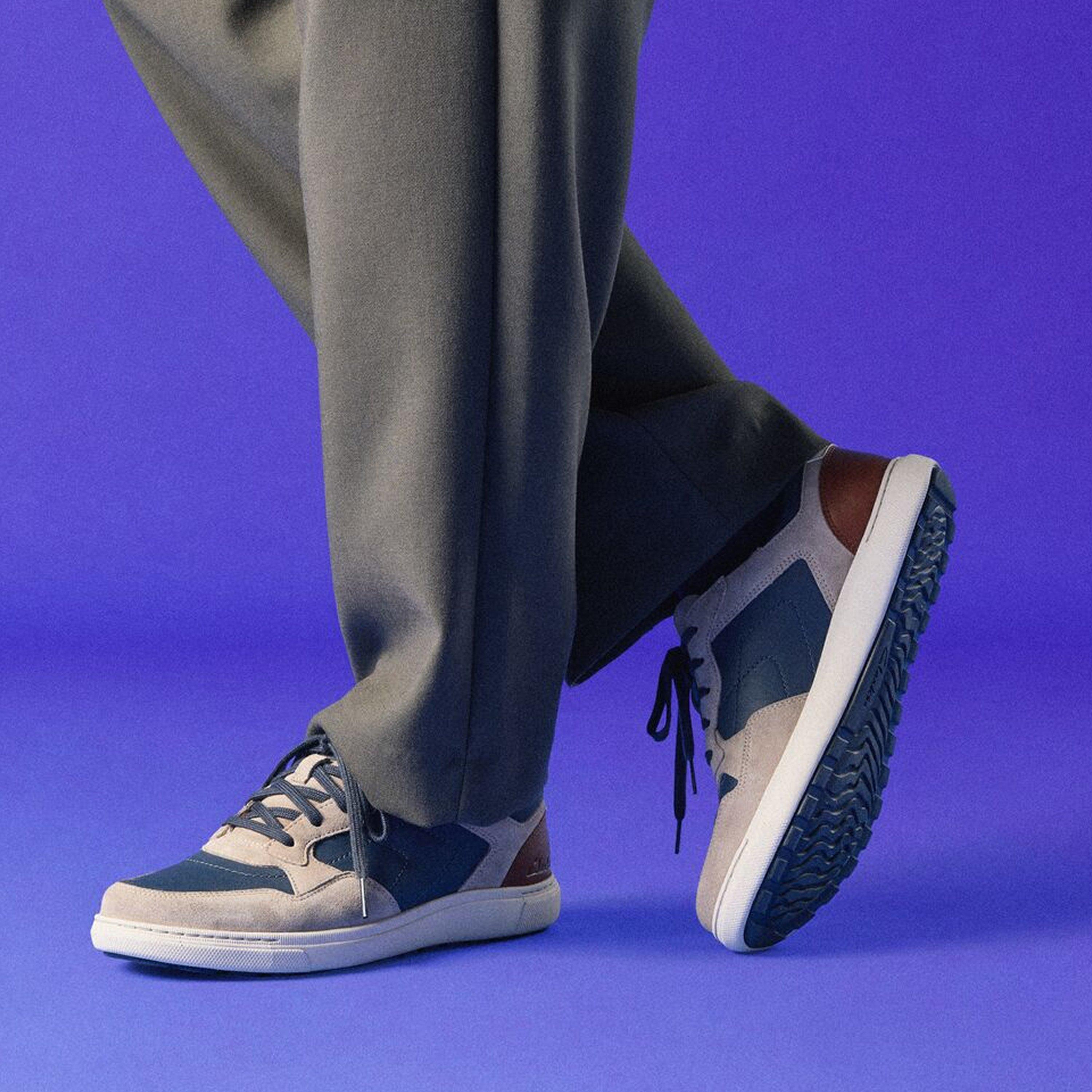 Mens Mapstone Sport Grey Sneakers | Clarks