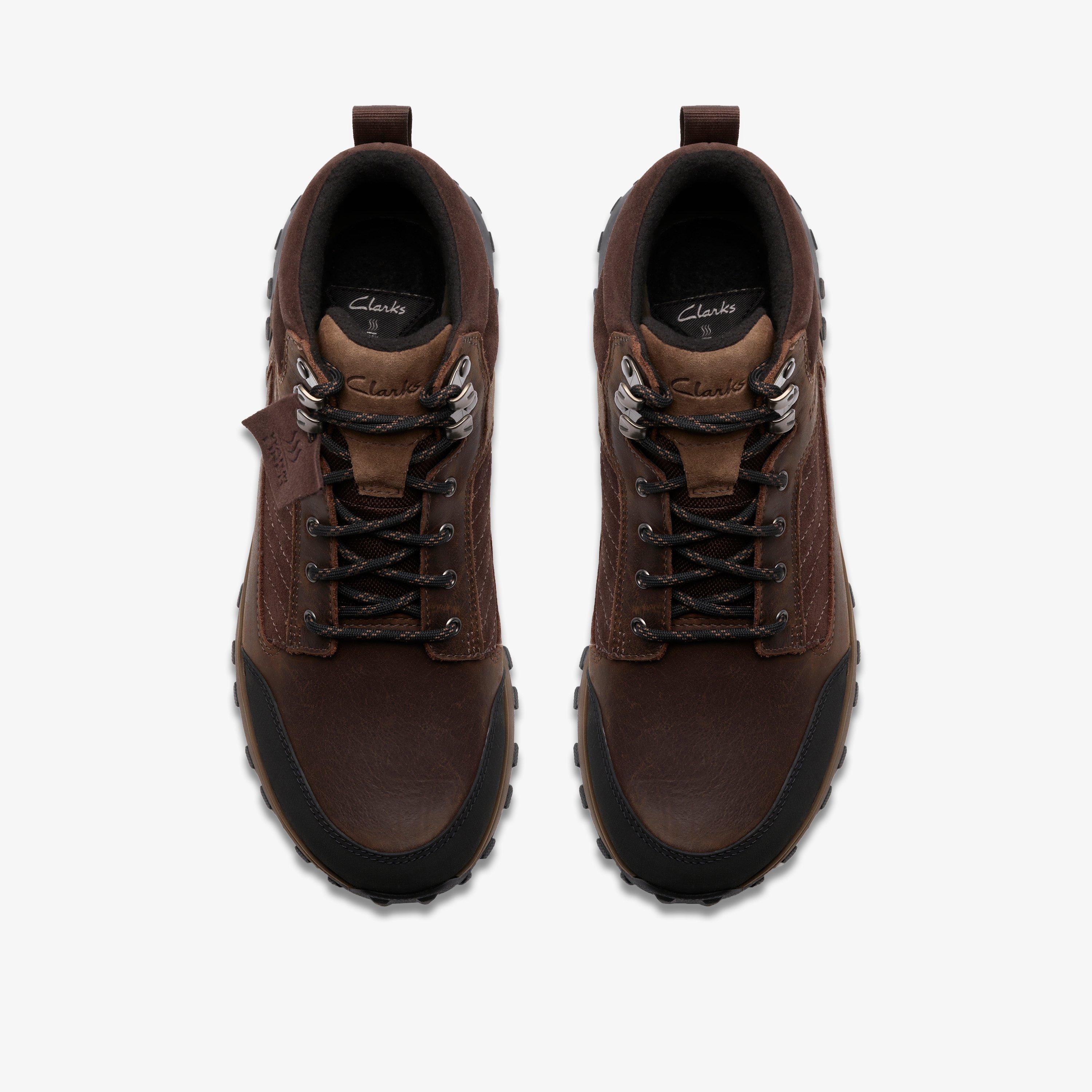 Mens ATL Trek Hi GORE-TEX Brown Ankle Boots, Lace Up Boots | Clarks UK