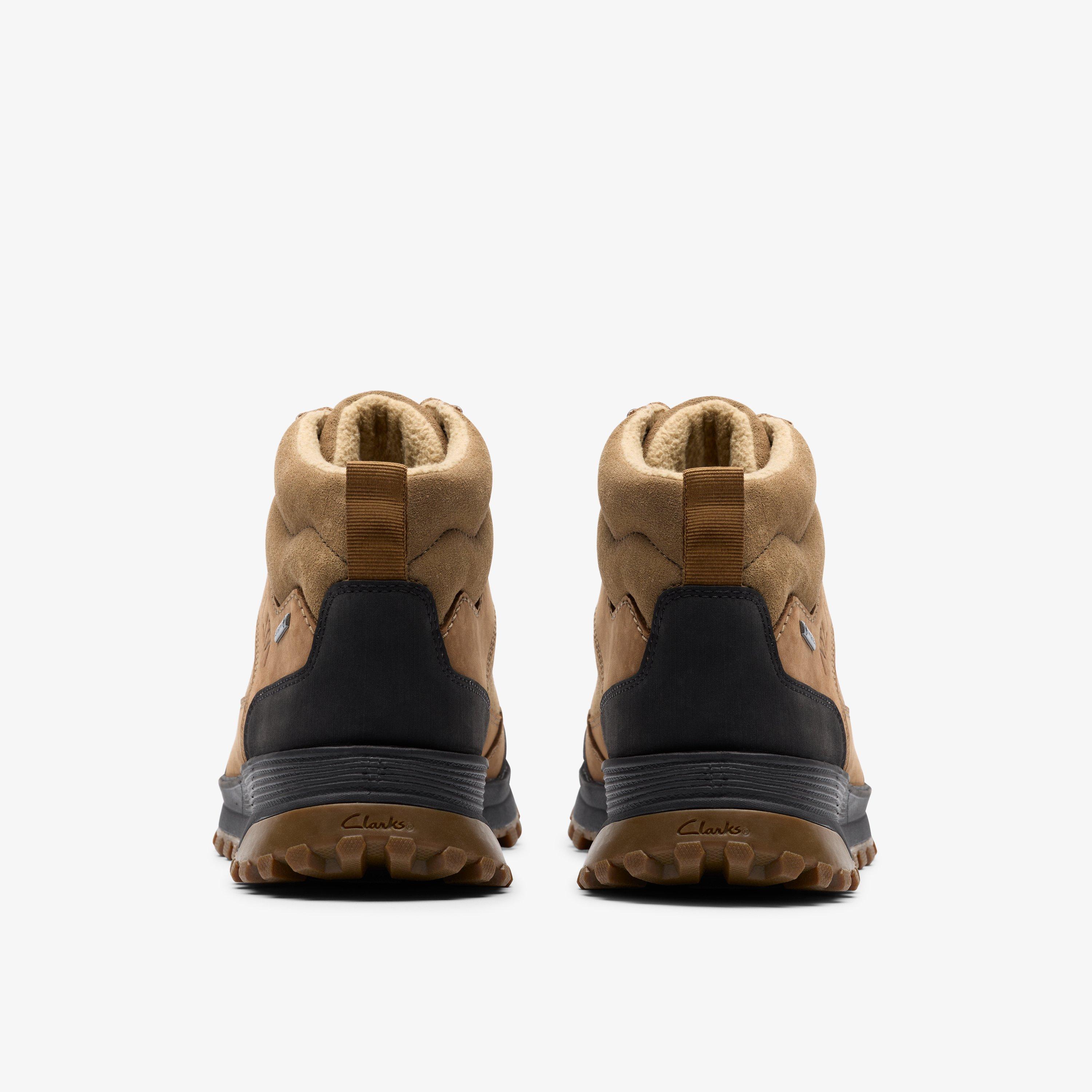 Mens ATL Trek Hi GORE-TEX Sand Ankle Boots ATL Lace Up Walking Boots | Clarks
