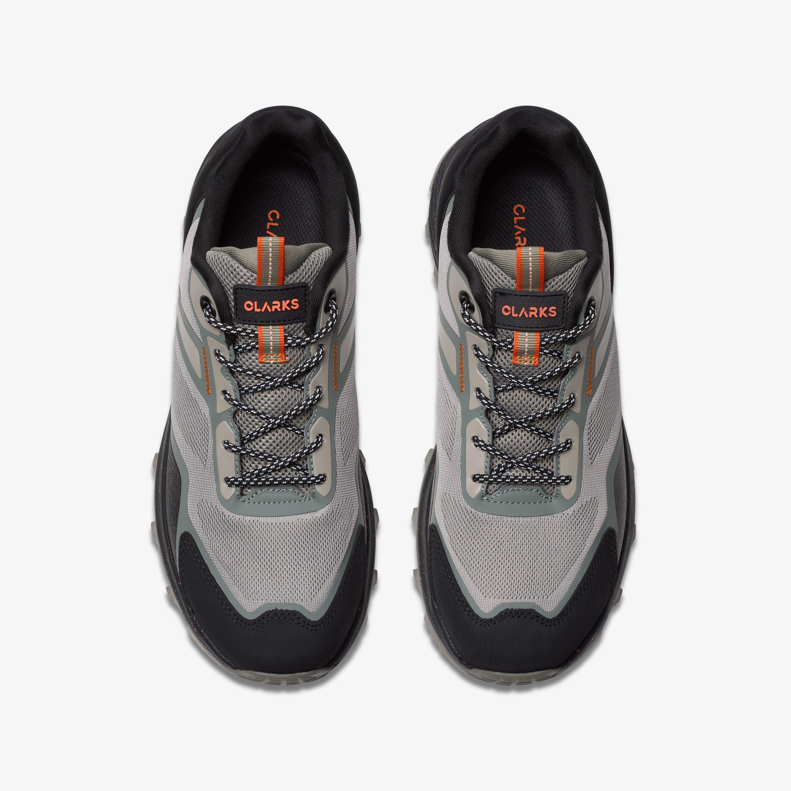 Mens Stanway Lace Khaki Combination Trainers Walking | Clarks Outlet