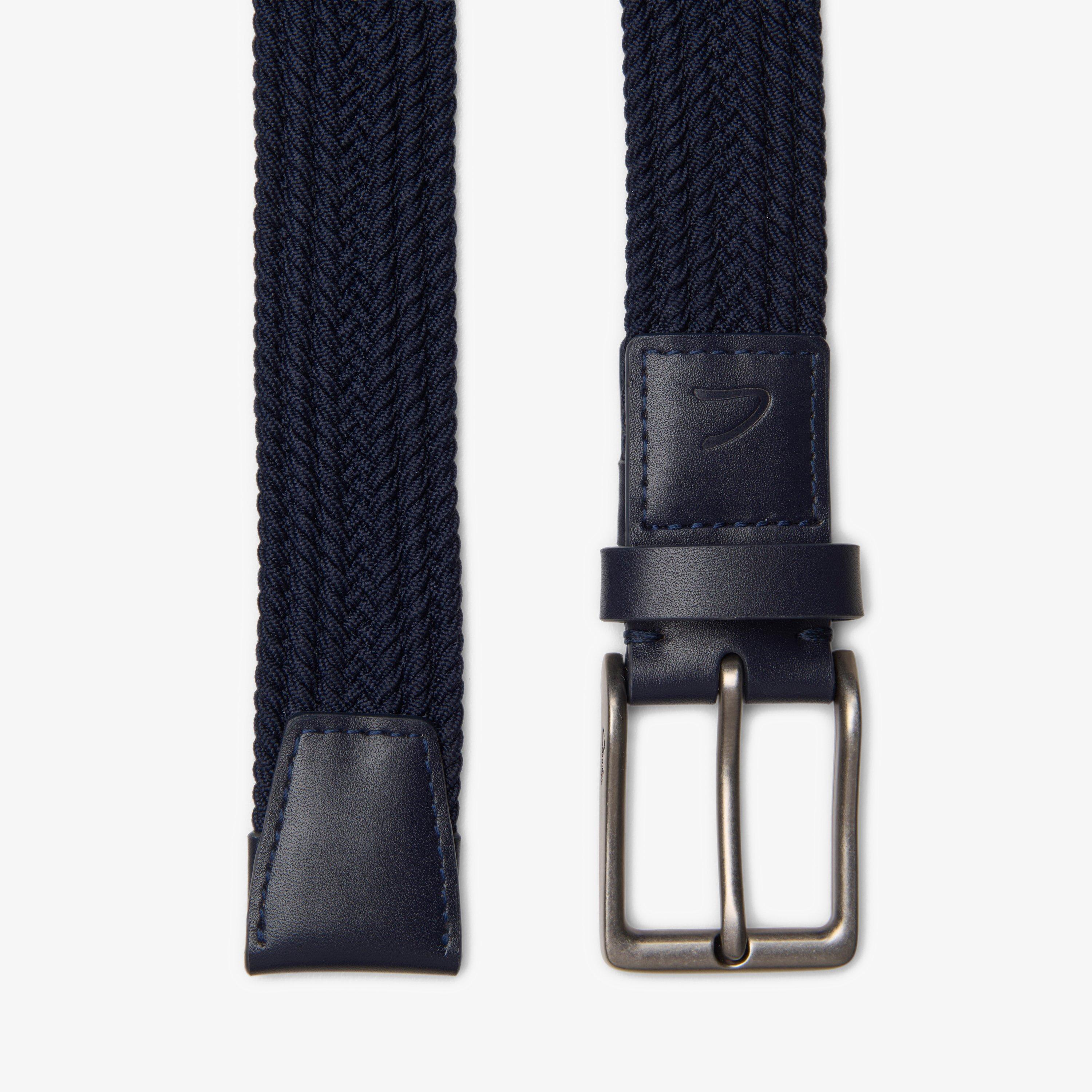 Braided Fabric Web Belt Navy Belts | Clarks US