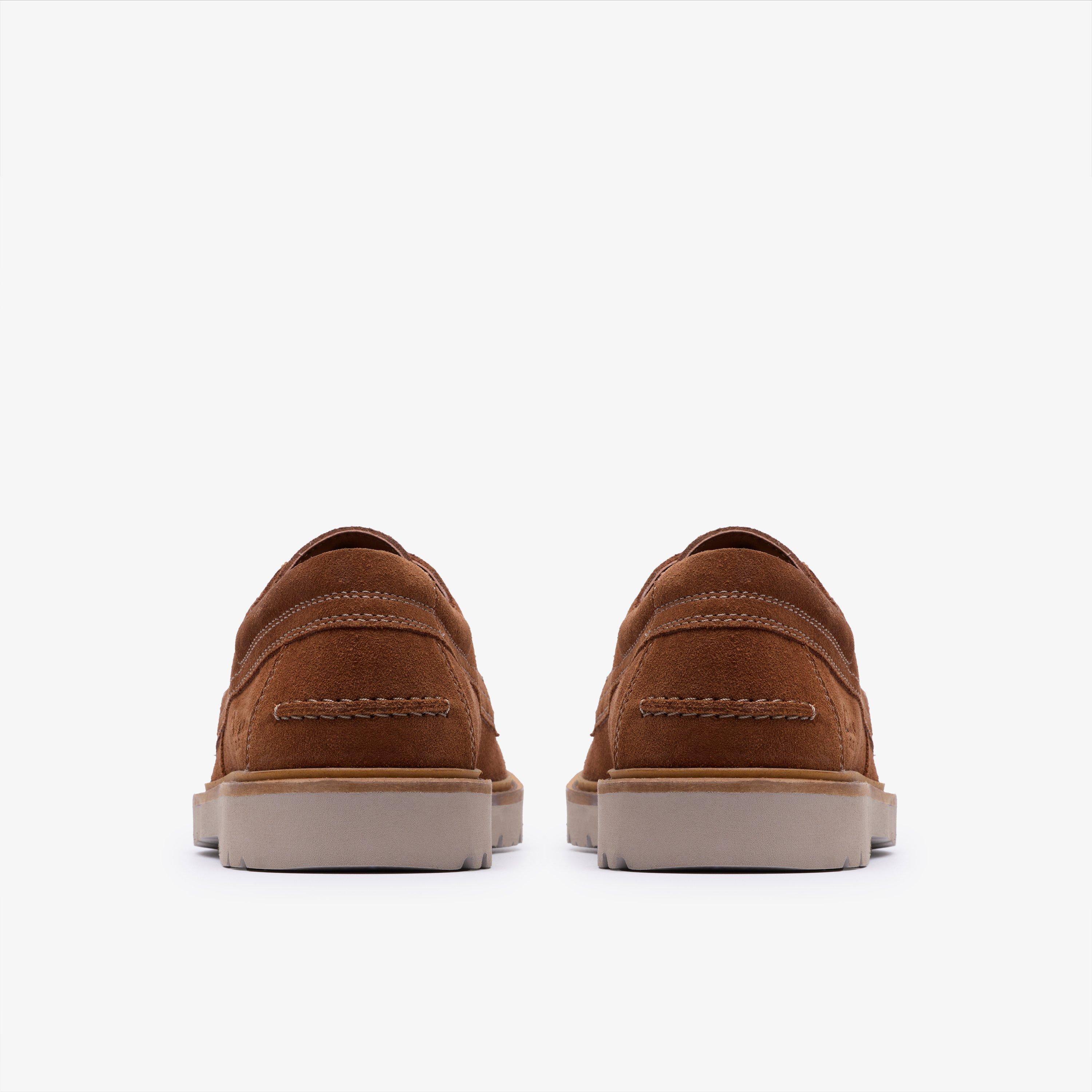 Mens Weltridge Moc Cola Suede Shoes | Clarks