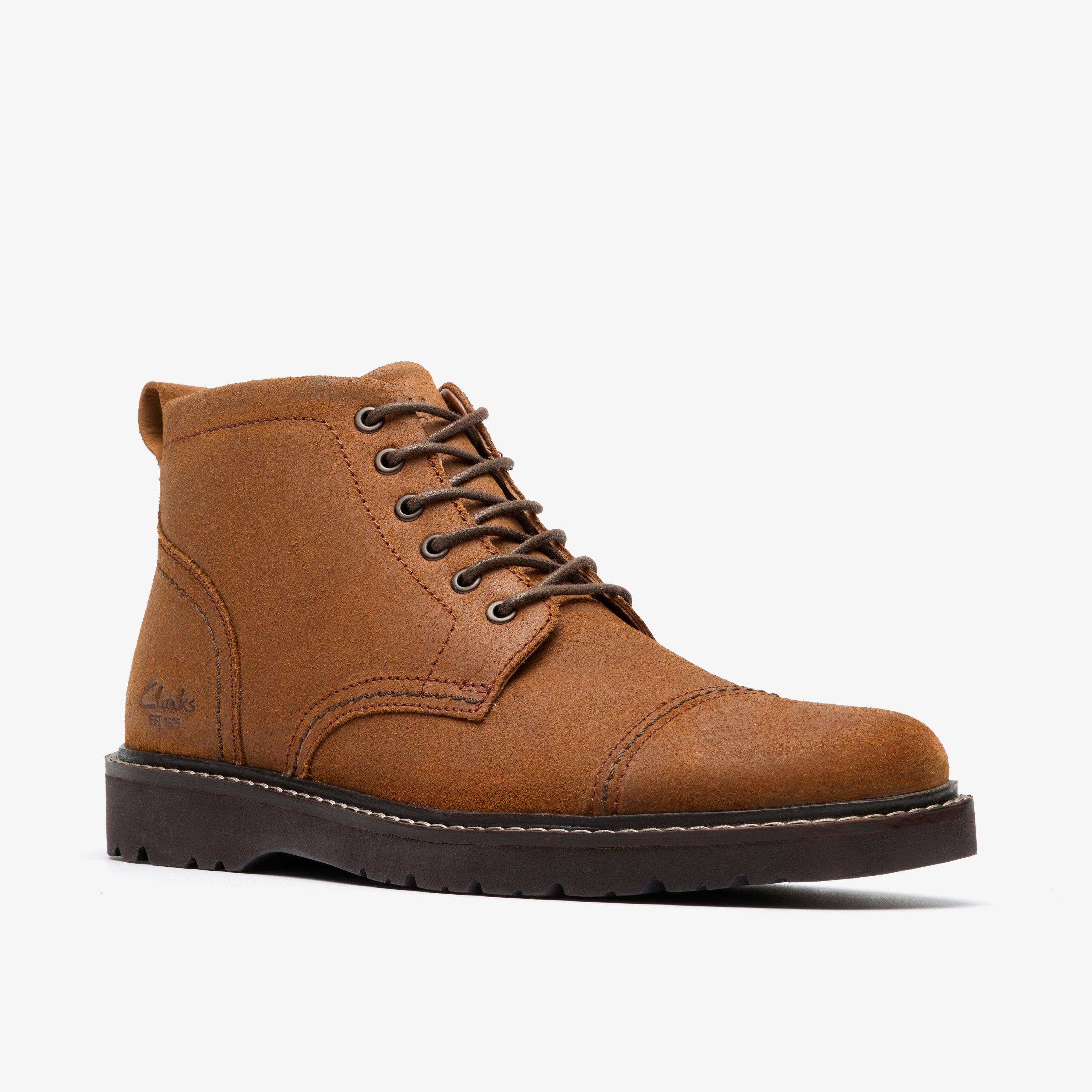 Mens Weltridge Zip Cola Boots | Clarks