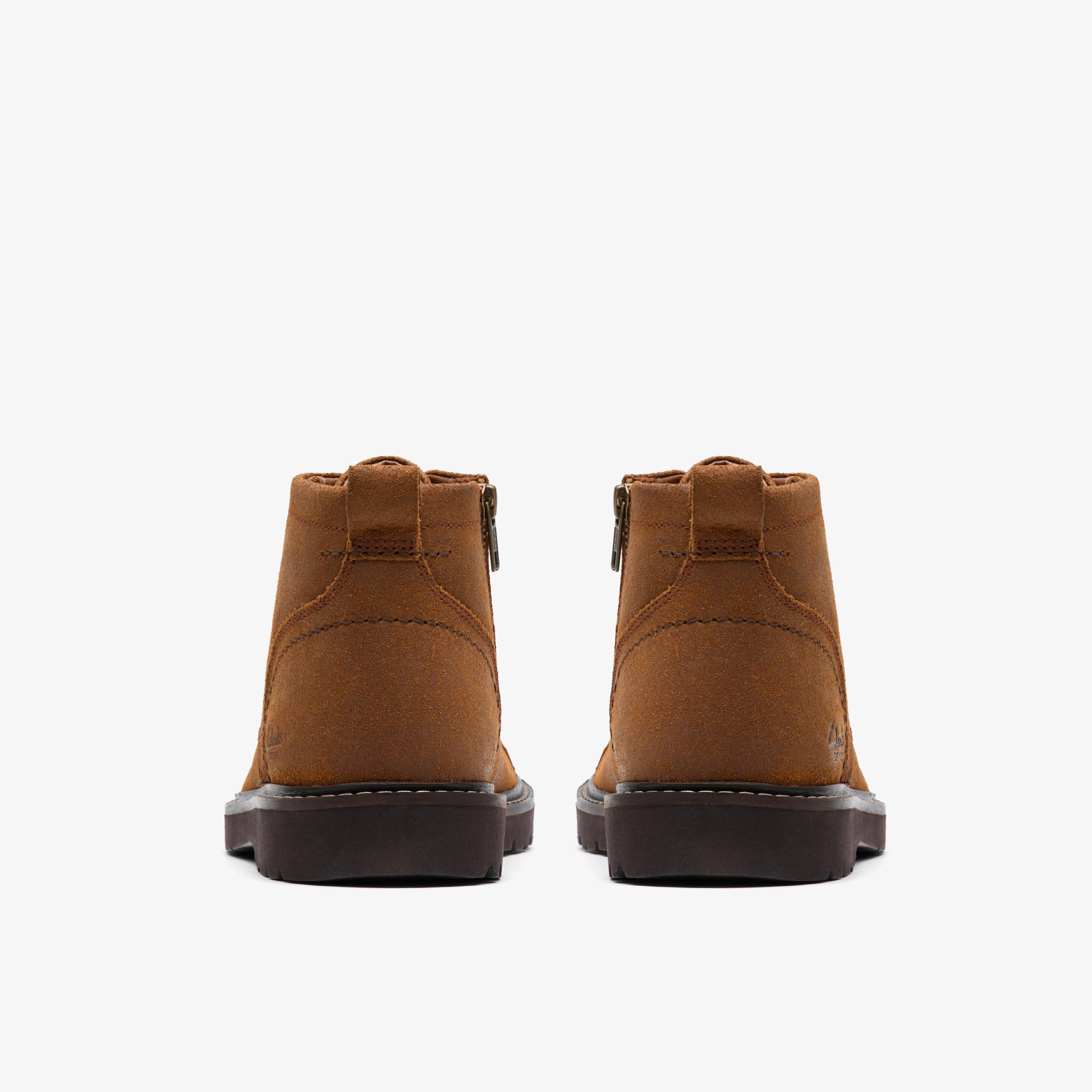 Mens Weltridge Zip Cola Boots | Clarks
