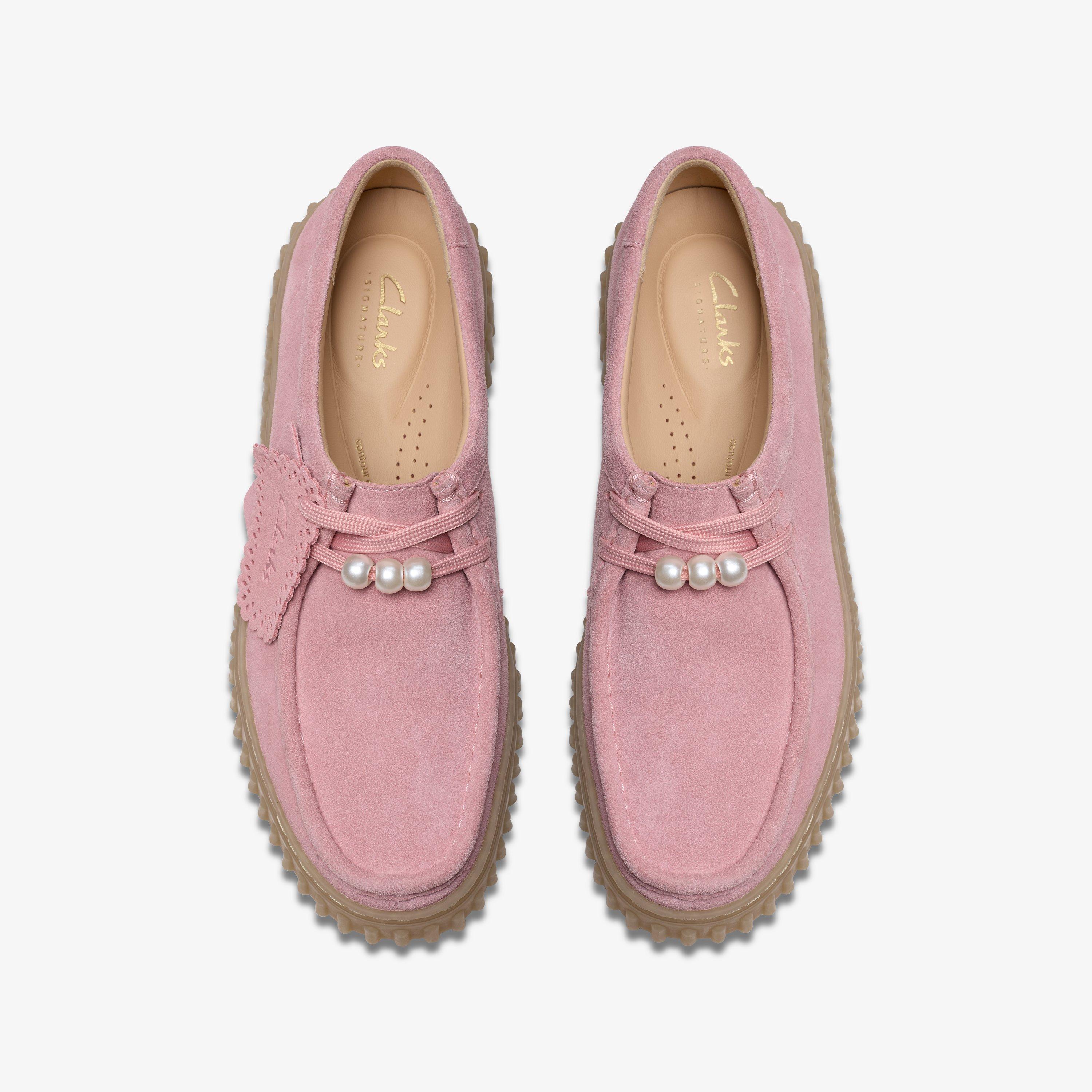 Chaussures Torhill Bee en daim rose poussiéreux pour femmes | Clarks
