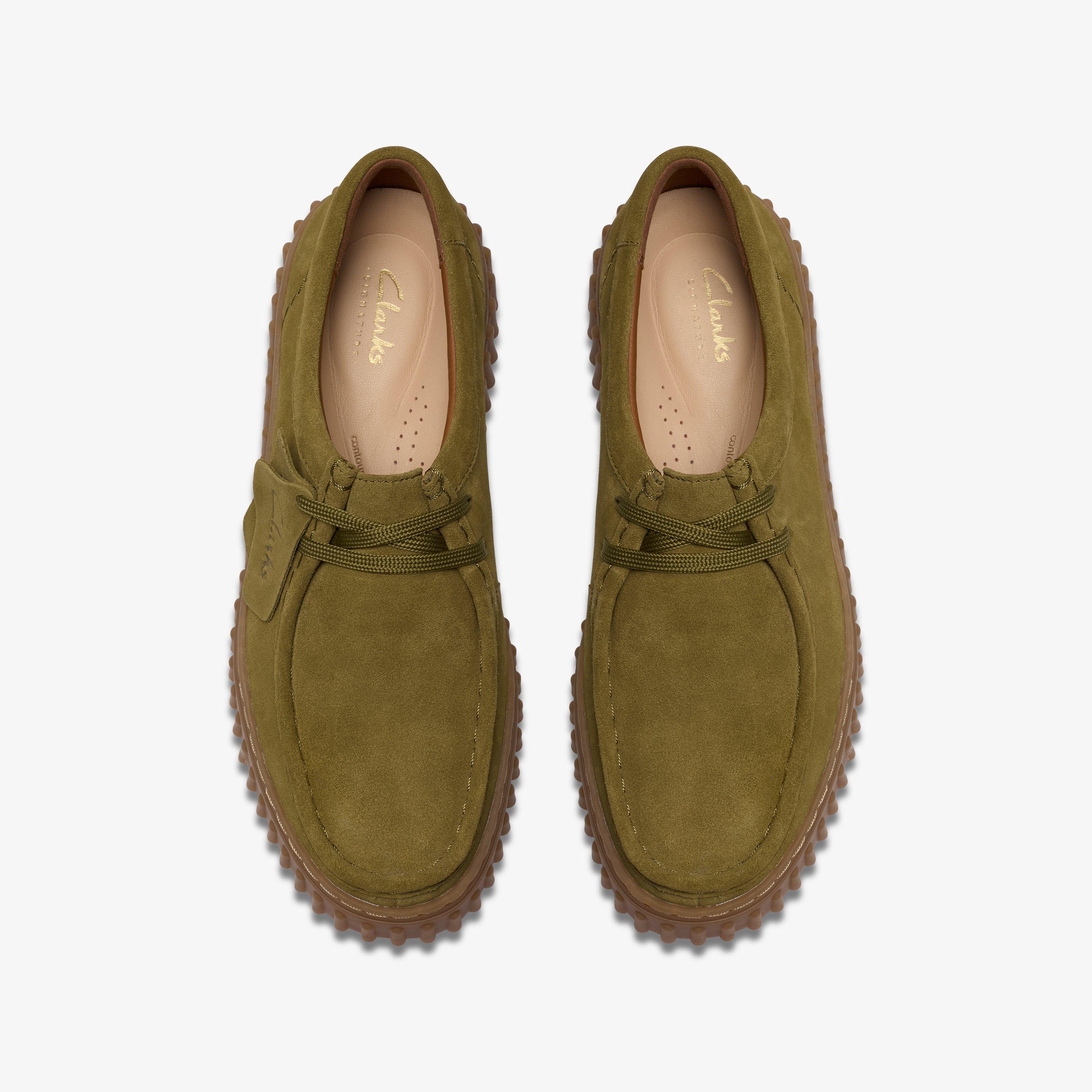 Womens Torhill Bee Olive Suede Lace Up, Torhill Shoes | Clarks UK