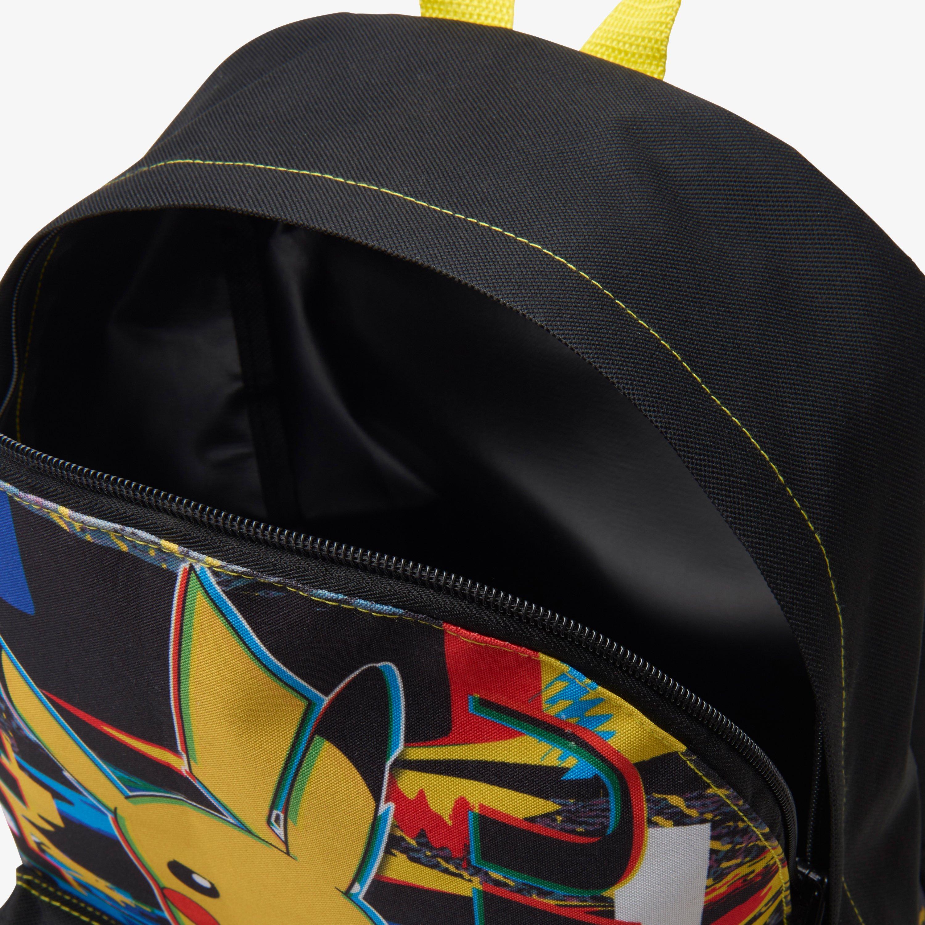 Boys, Girls, Kids Unisex Pokemon 2 Large Black/Yellow Backpack Bags ...