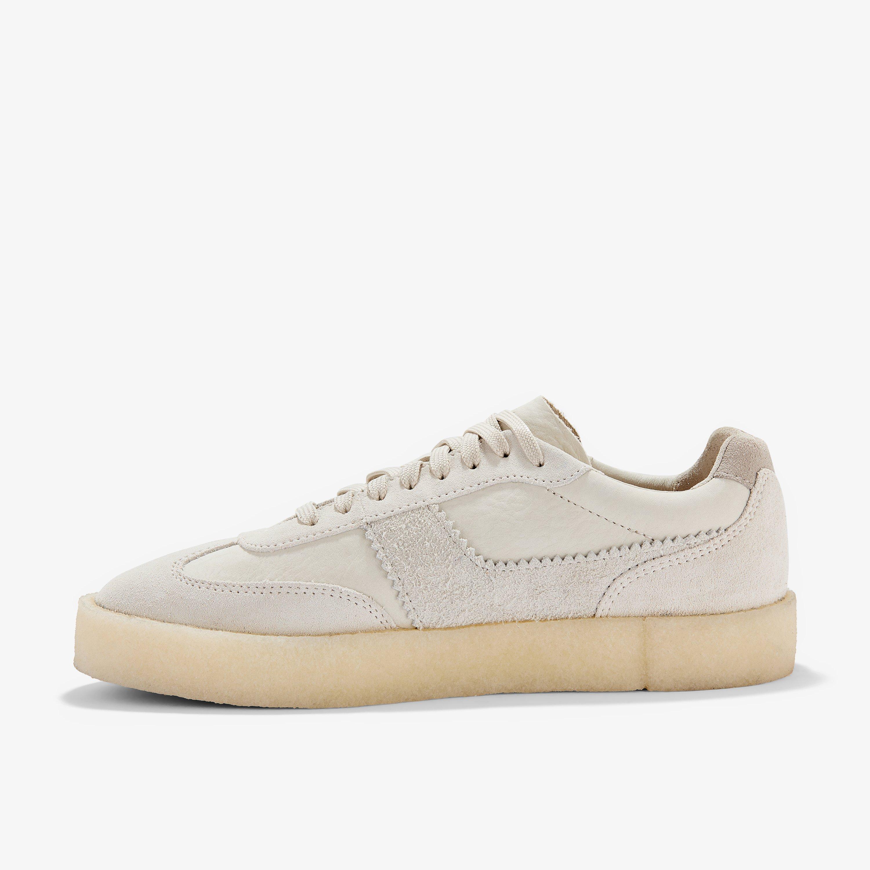 Womens Tor 80 White Combination Lace Up Trainers | Clarks